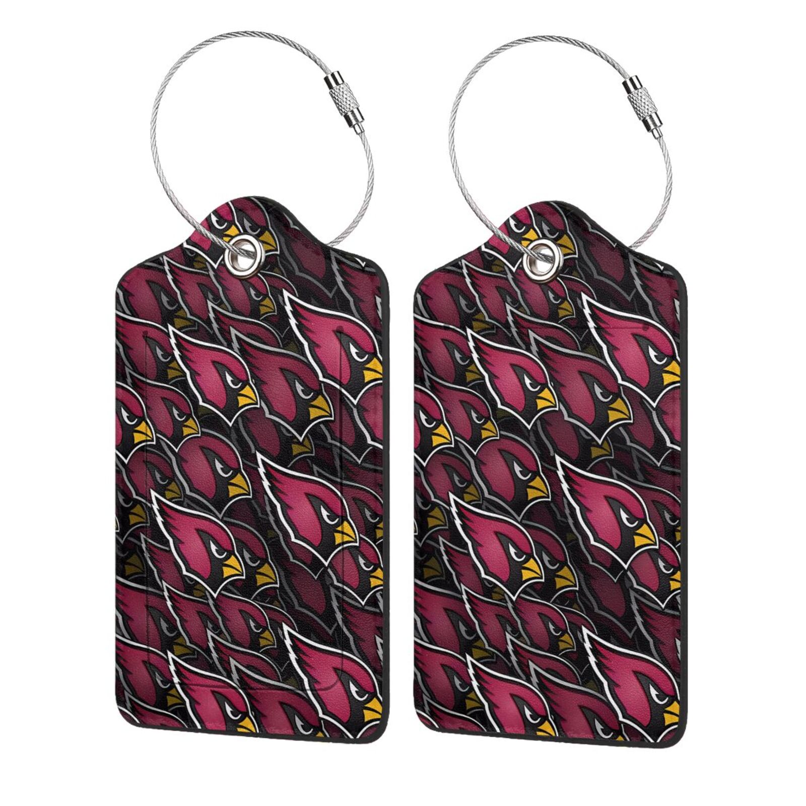 Cardinals Leather Luggage Tag Leather Suitcase Baggage Tags Luggage Tag ...