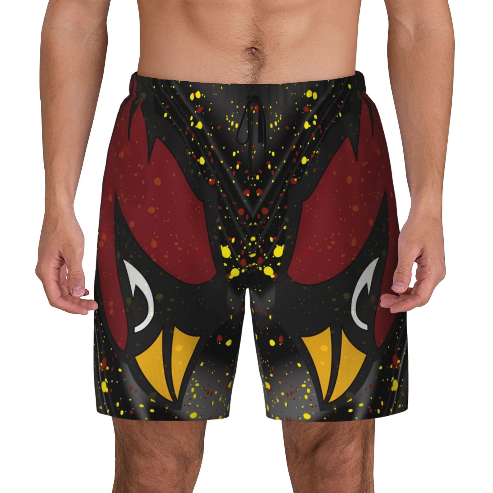 Cardinals Men's Double-layer Beach Shorts Quick Dry Dive Swim ...