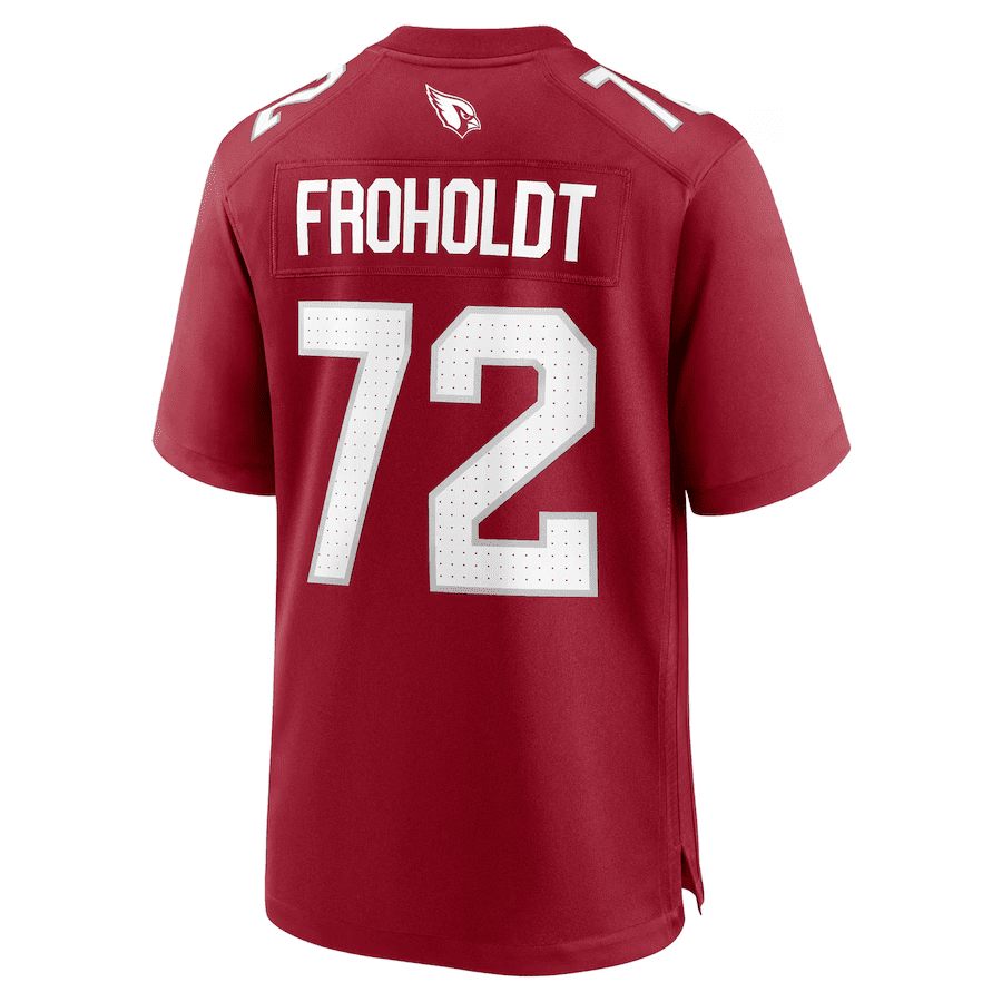Cardinals Youth Home Limited Hjalte Froholdt#72 Fans short sleeve Game ...