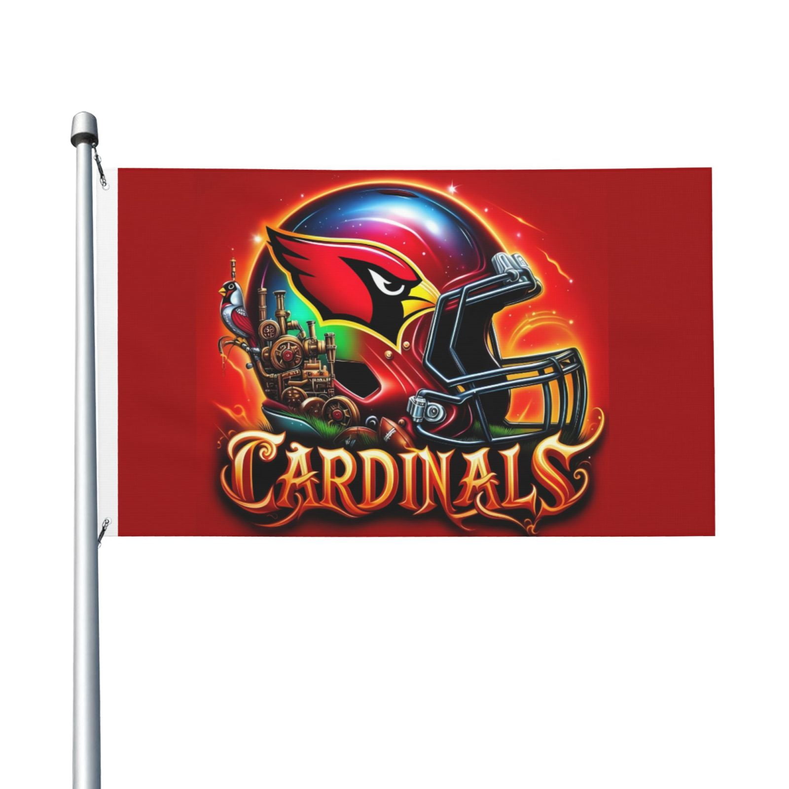 Cardinals Printing Double Sided Flag 3x5FT Garden Banner Baseball Team ...