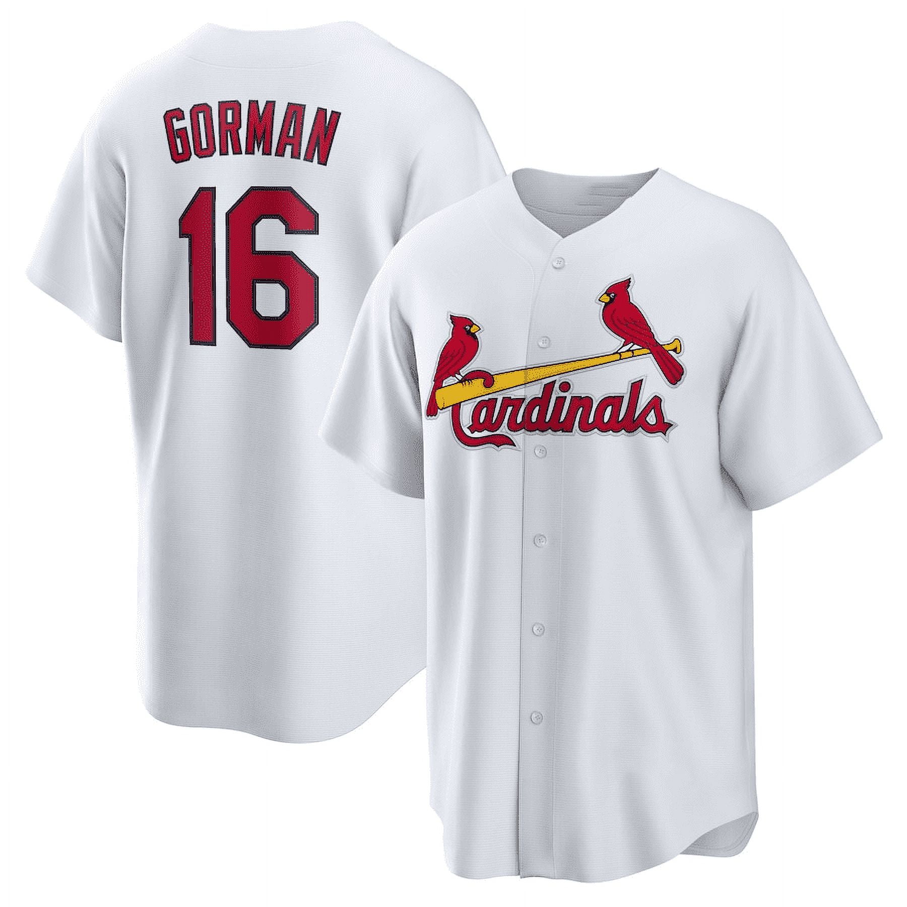 Cardinals Youth Shirt Gorman#16 Baseball Team Sports Shirt Home Limited ...
