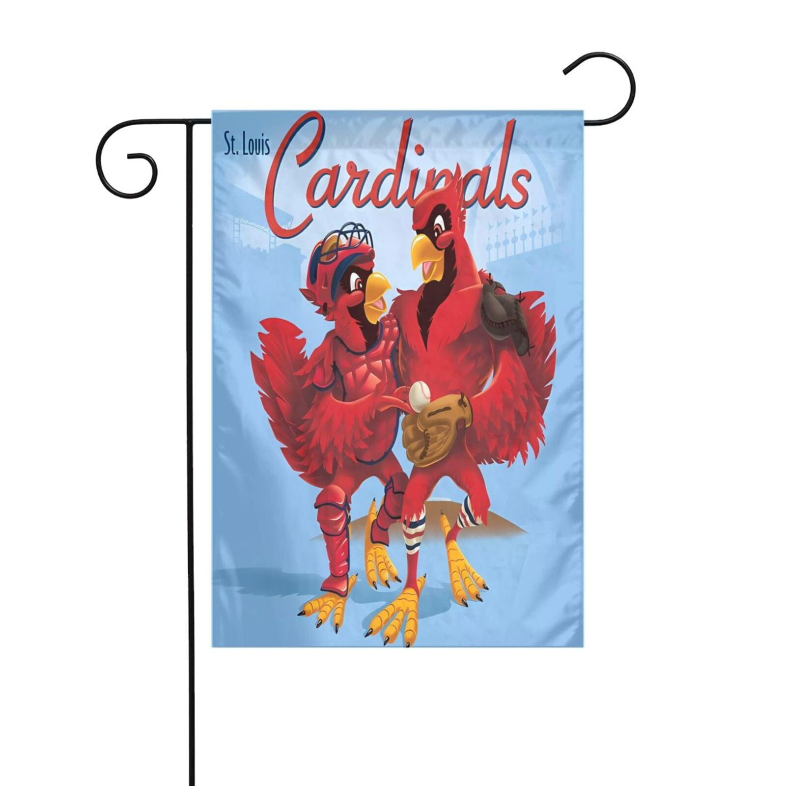 Cardinals Team Garden Flag Indoor Outdoor Decoration Double Sided Flag ...