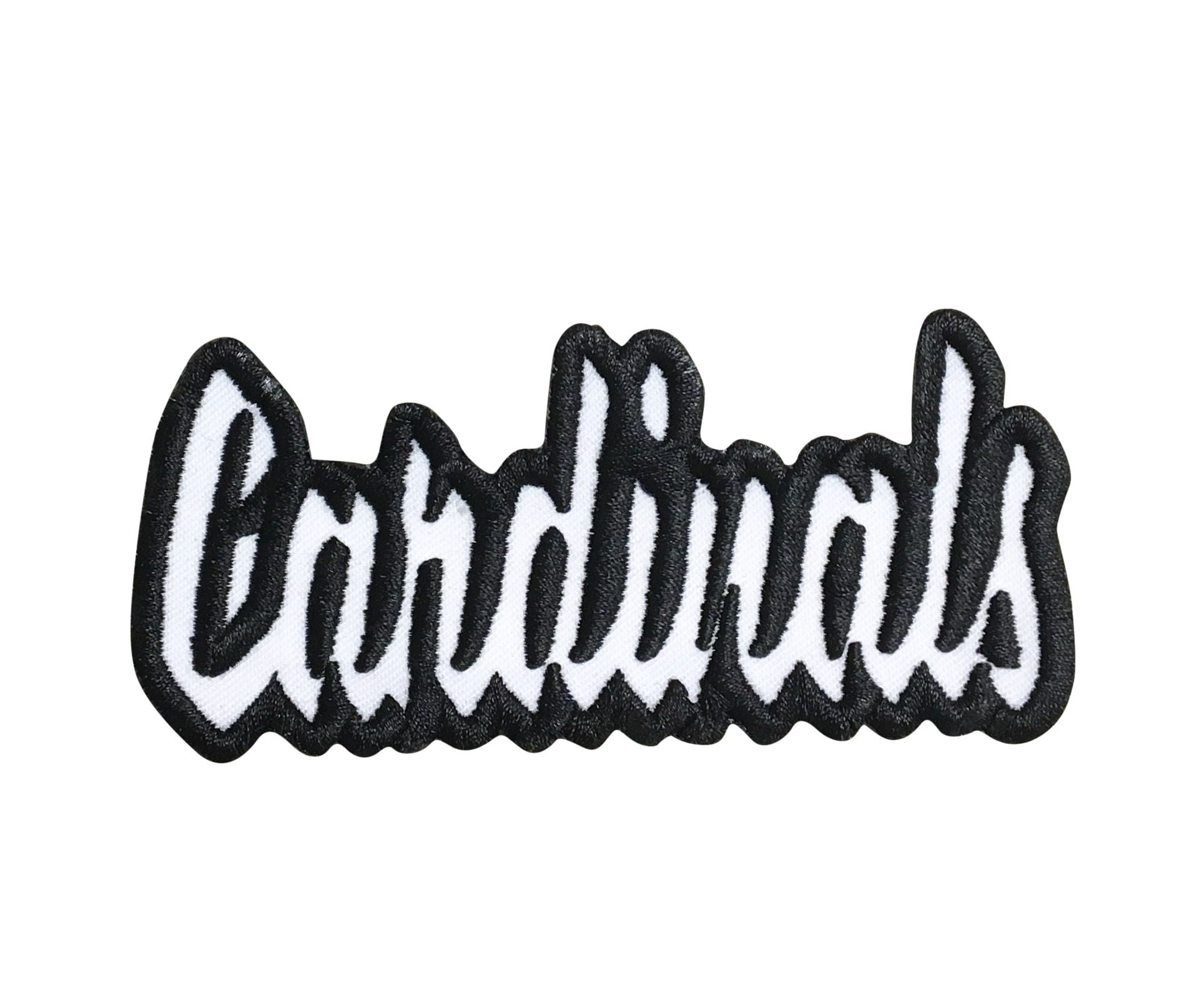 Cardinals - White/Black - Team Mascot - Words/Names - Iron on Applique ...