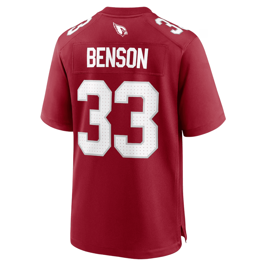 Cardinals Men's Home Limited T_rey_Benson#33 Fans short sleeve Pl_ay_er ...
