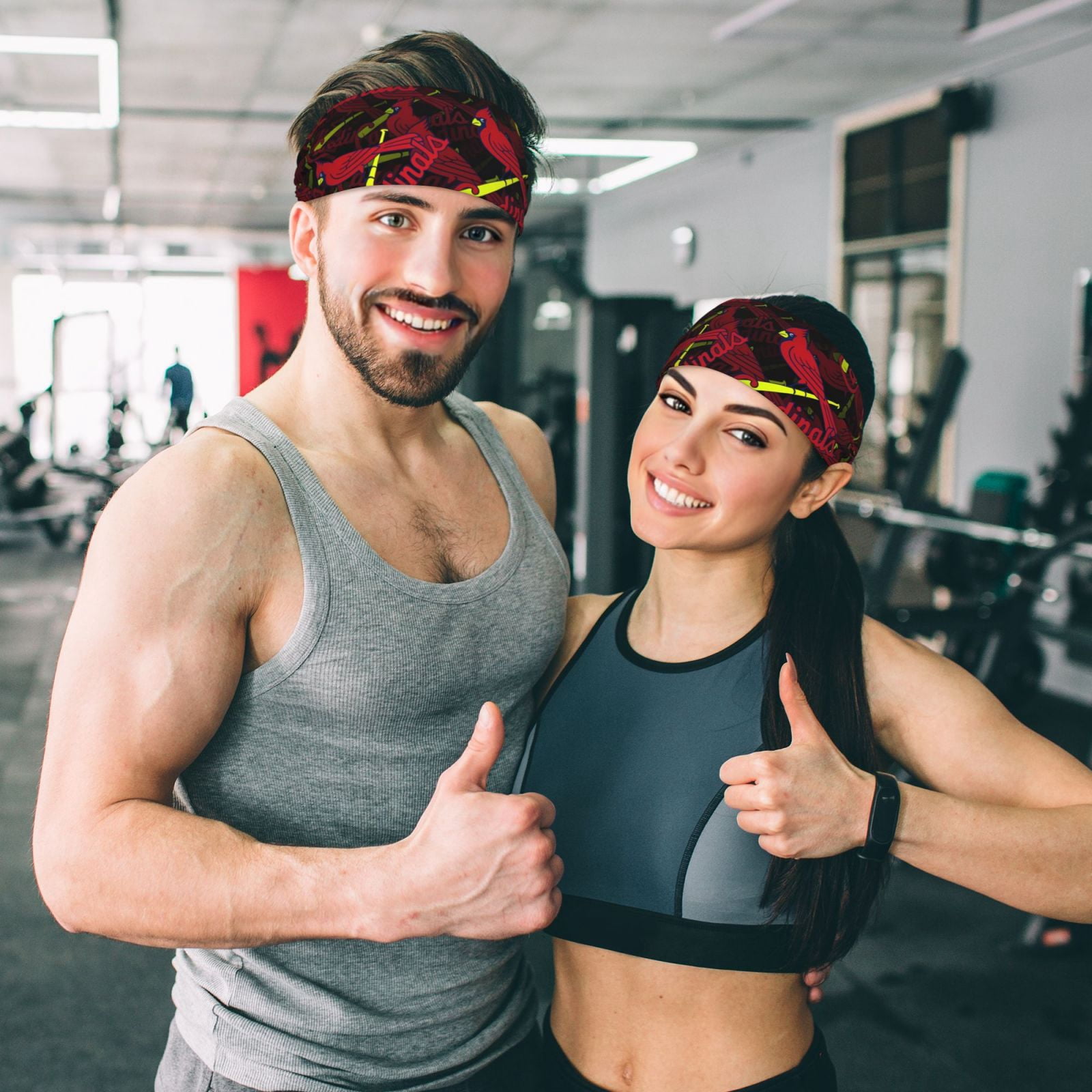 Cardinalss Elastic Exercise Sweatband/Sport Headbands/Head wrap/Yoga ...