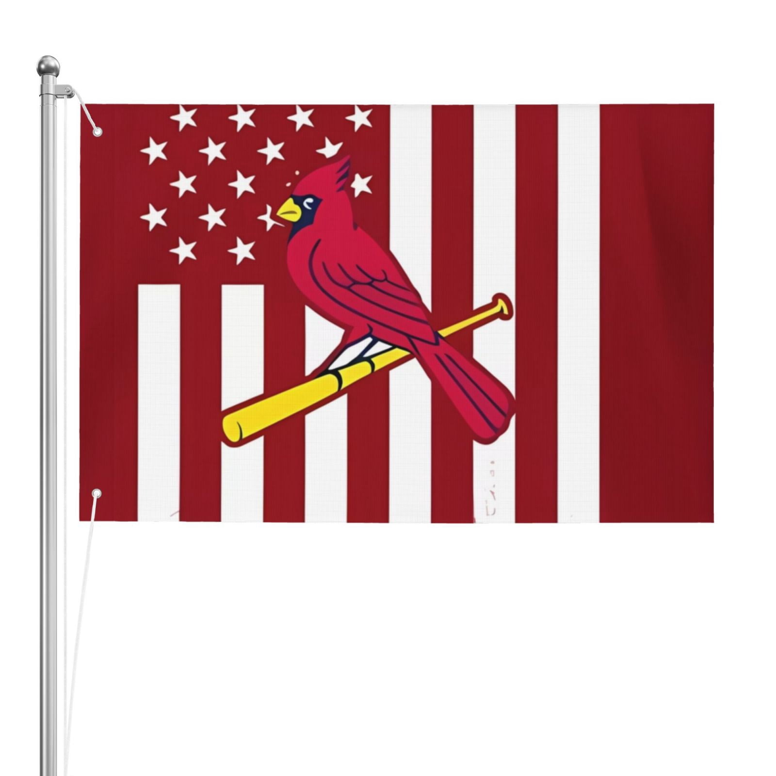 Cardinalss Three Layer personalized Double Sided Flag Football Fans ...