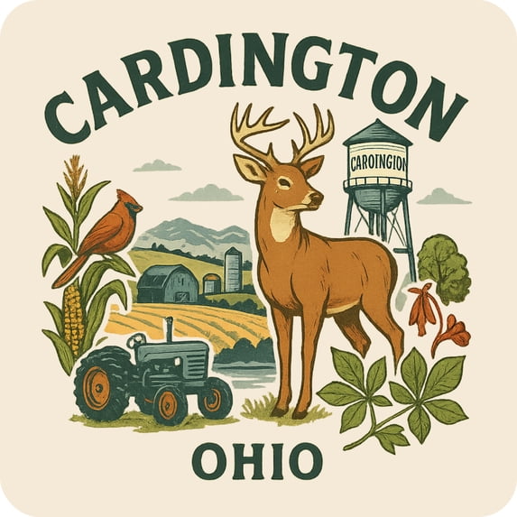 Cardington Ohio Keepsakes Souvenir Vinyl Sticker – Destination Travel ...