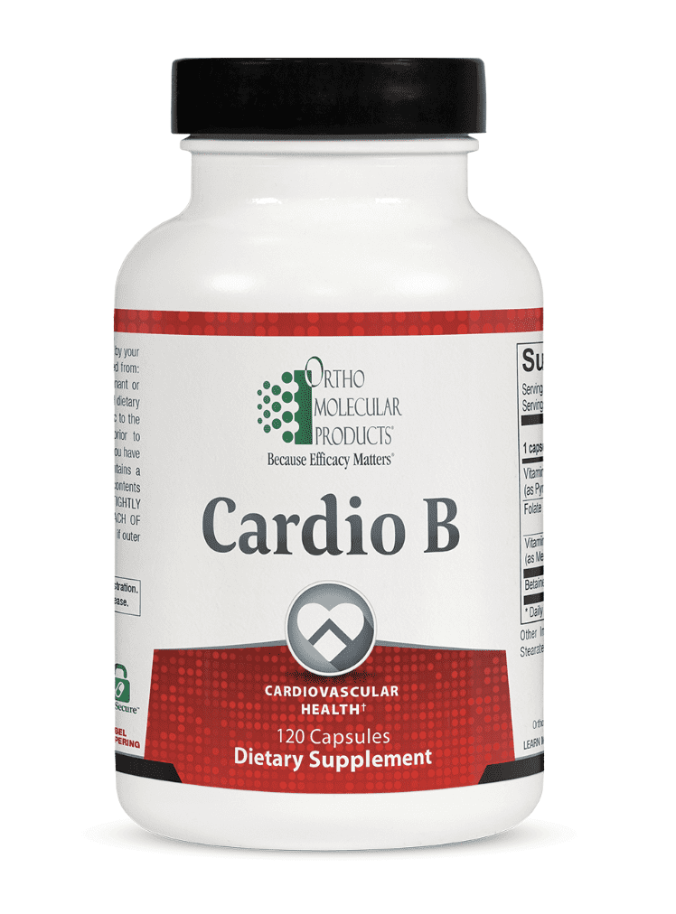 Cardio B (120 capsules) by Ortho Molecular Products - Walmart.com