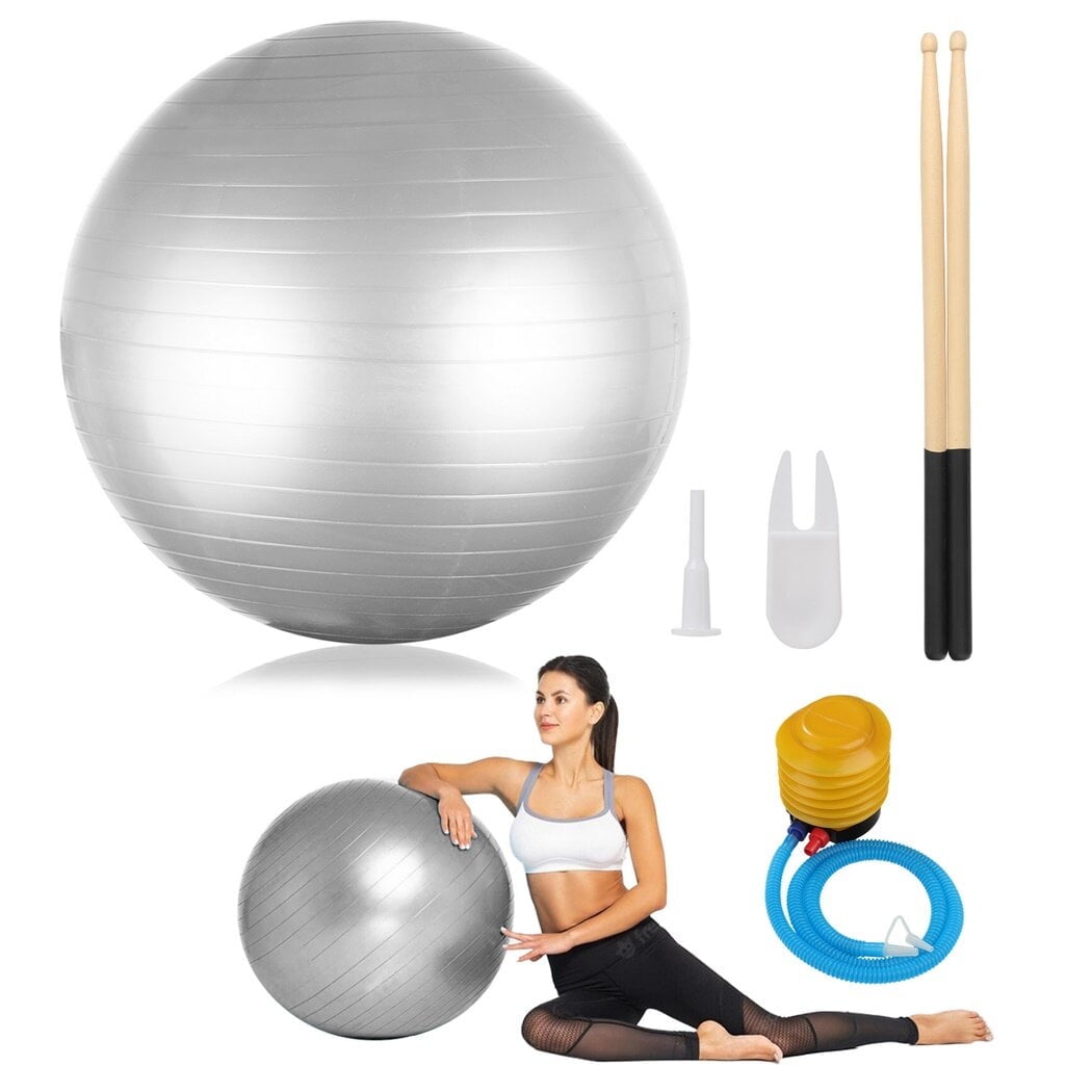 Cardio Drumming Dance Fitness Set, Balance Ball with Pump, Aerobic ...