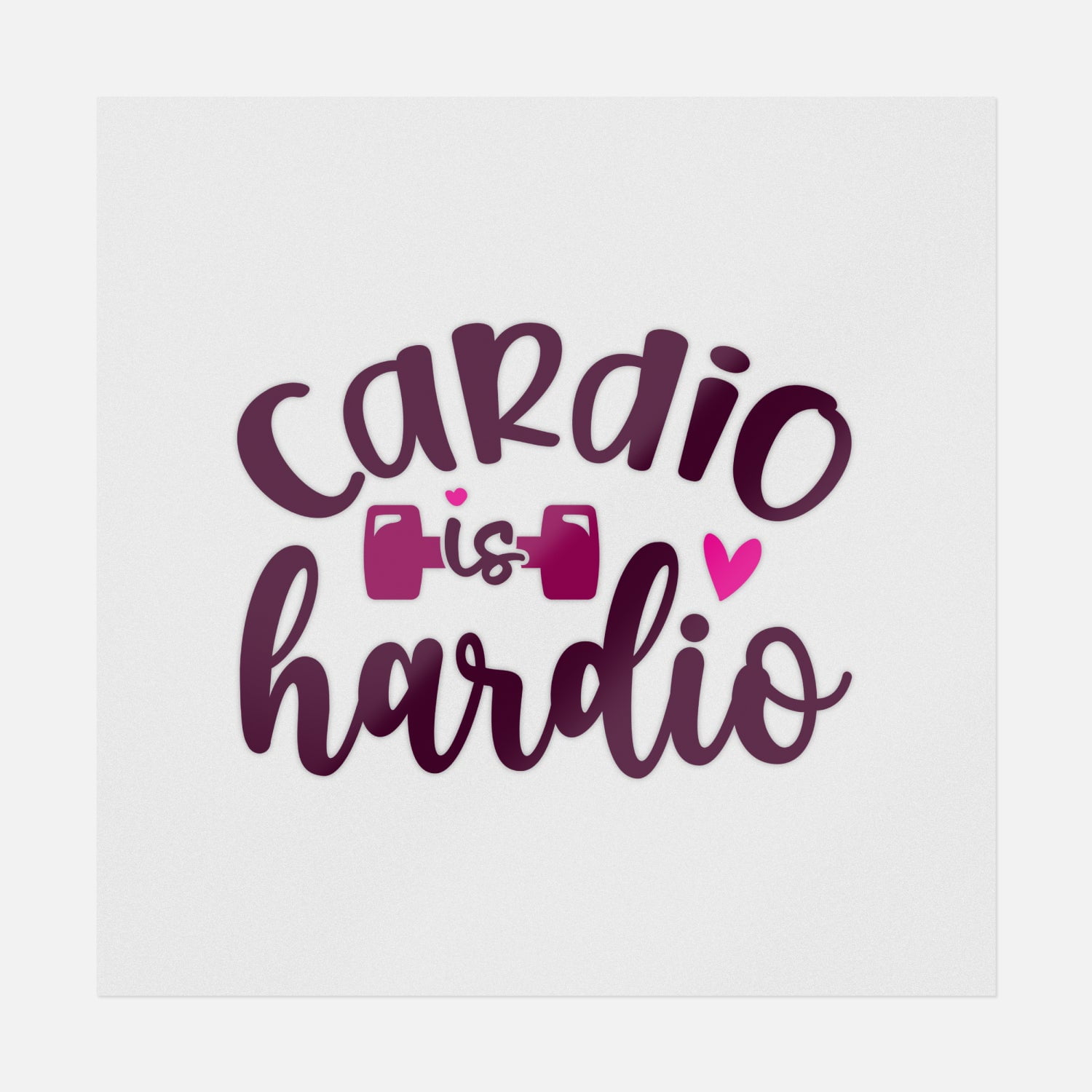 Cardio Is Hardio Transfer - Walmart.com