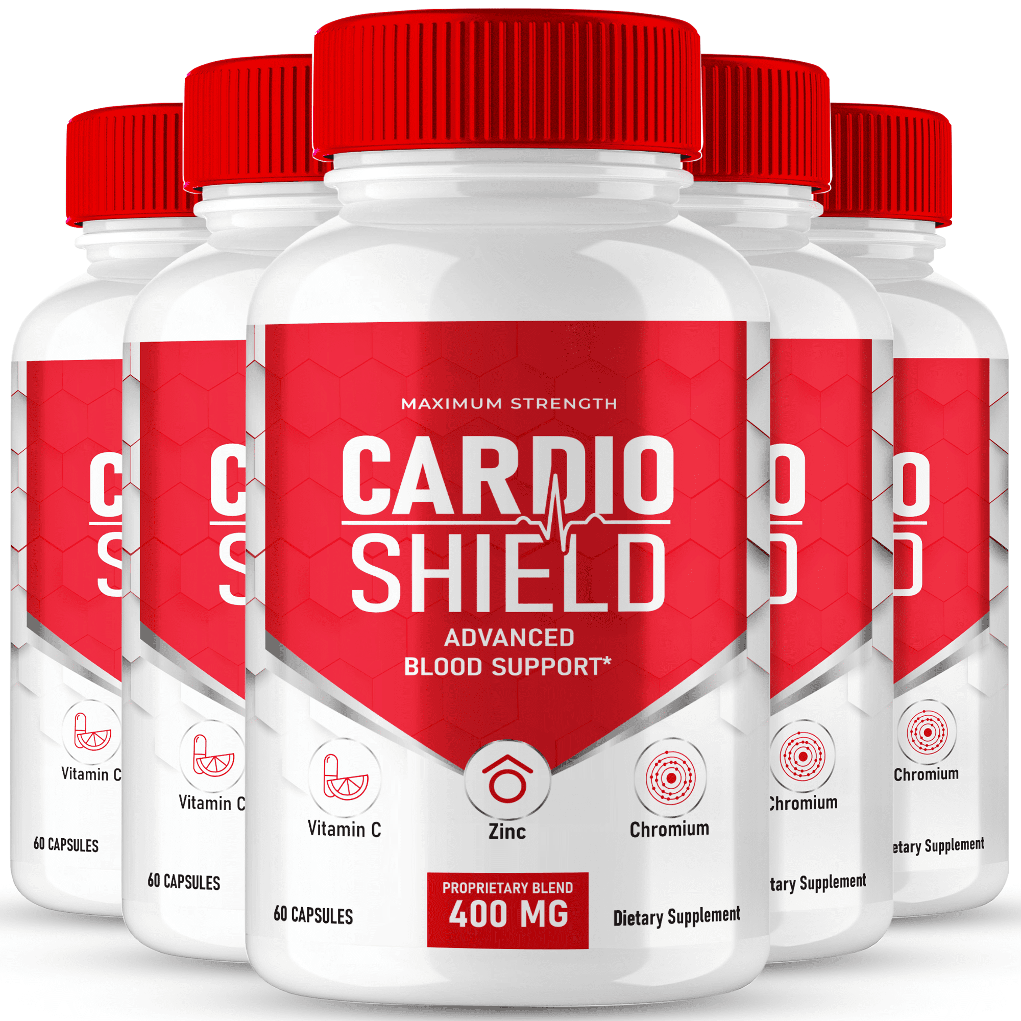 Cardio Shield Advanced Blood Formula Capsules, Official CardioShield Supplement Pills - Extra ...
