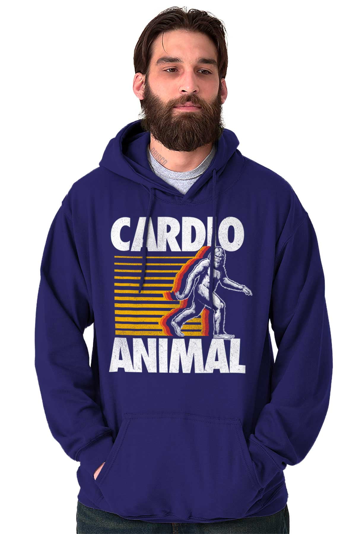 Cardio Workout Bigfoot Sasquatch Unisex Plus Size Hoodie Brisco Brands ...