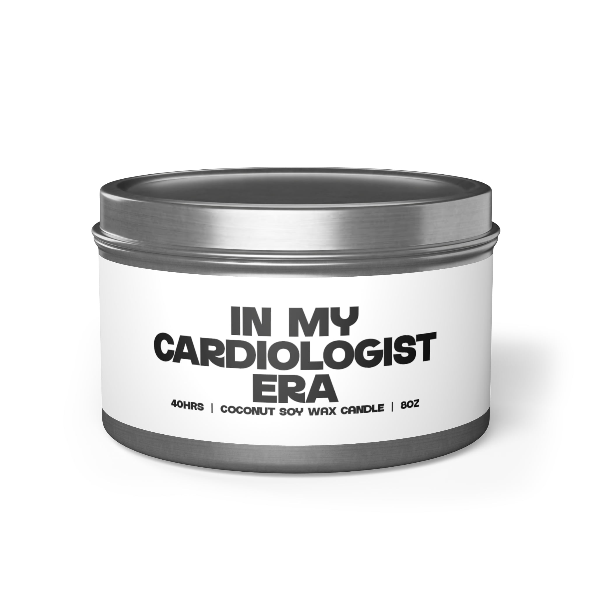 Cardiologist Era Cardiology Tin Candle Gifts Home Office Decor Vanilla ...
