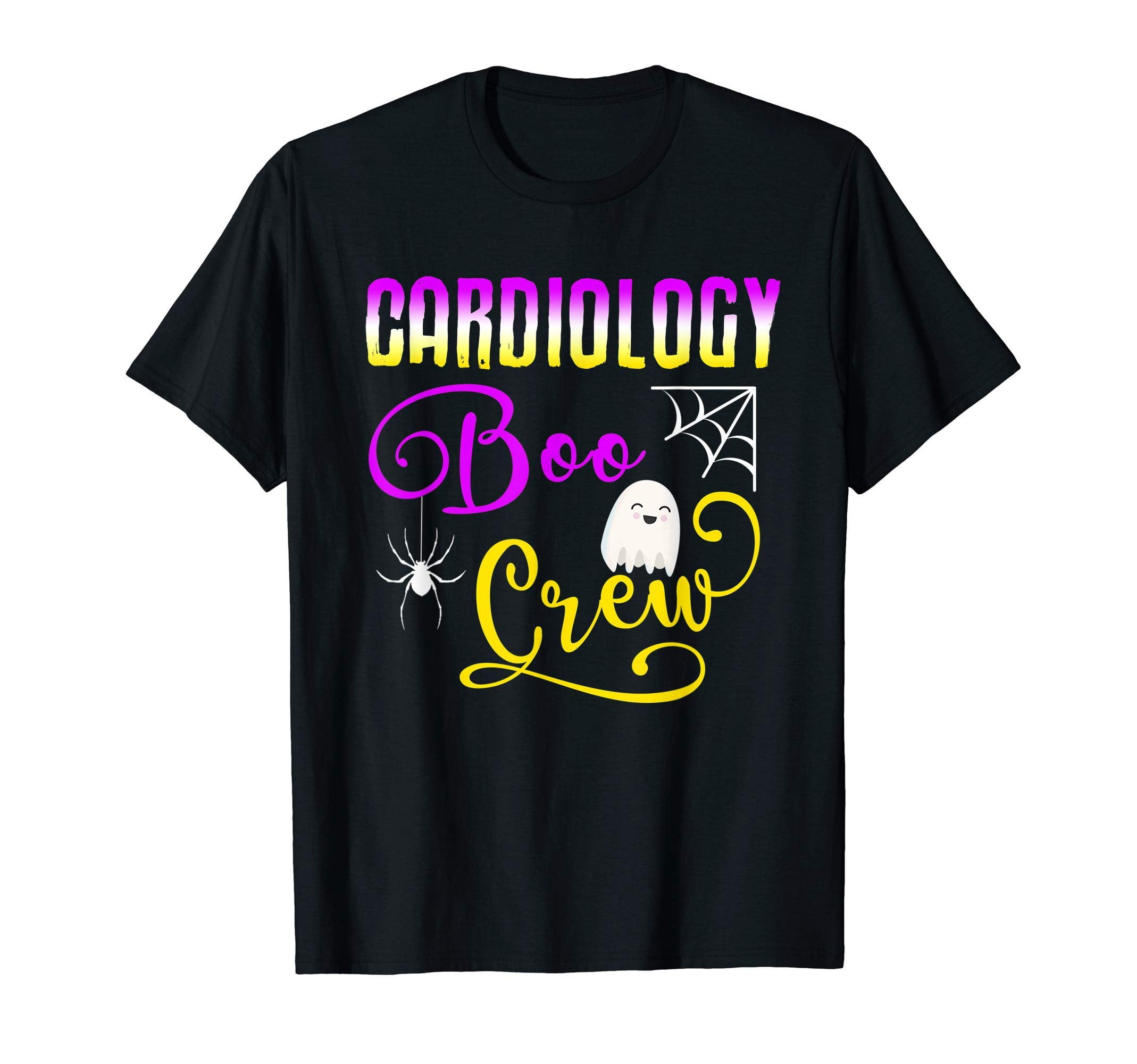 Cardiology Boo Crew Halloween Ghost Spider Group Matching T-Shirt - T ...
