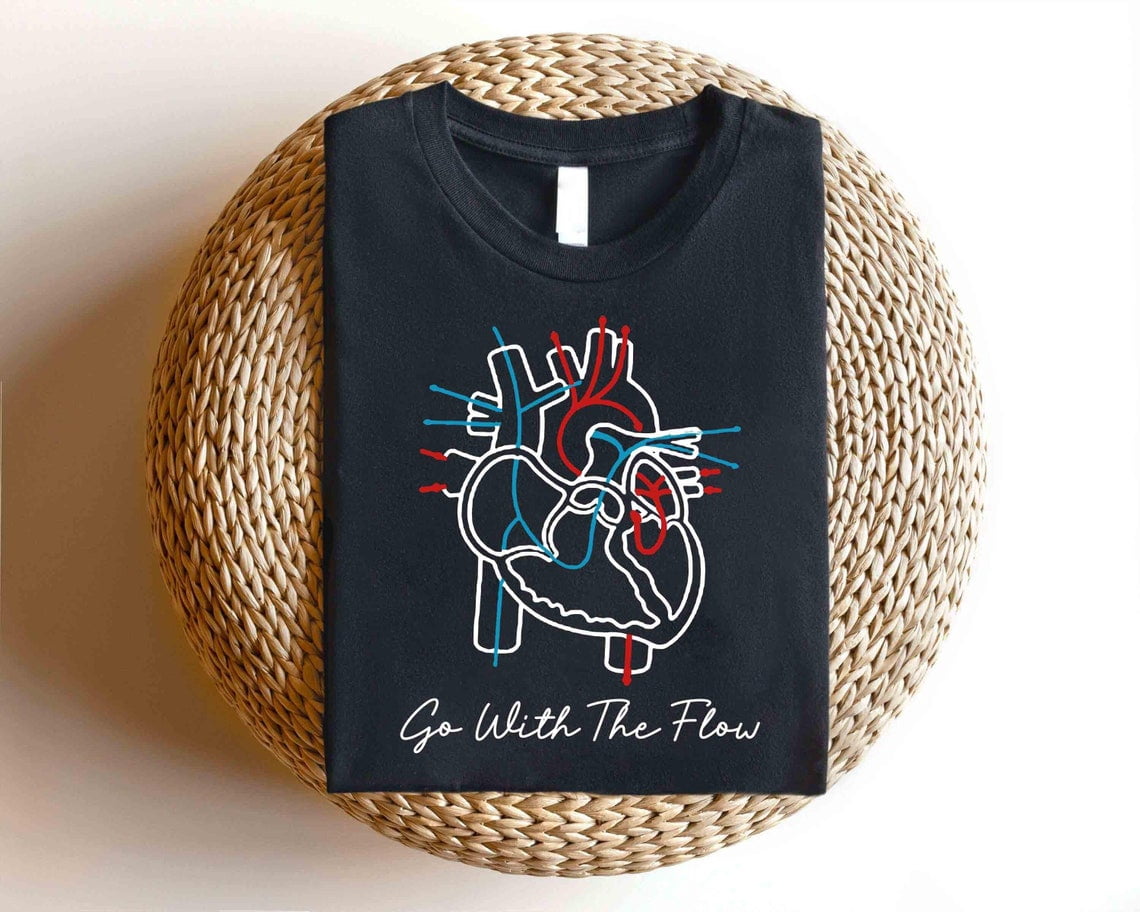 Cardiology Cardiac Nurse and Doctor Shirt, Valentine Heart Anatomy Gift ...