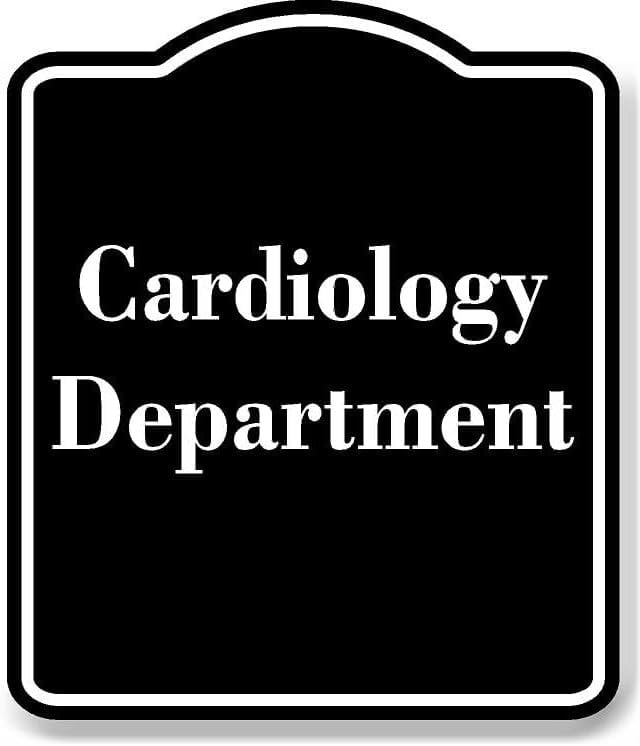 Cardiology Department BLACK Aluminum Composite Sign 20''x24'' - Walmart.com