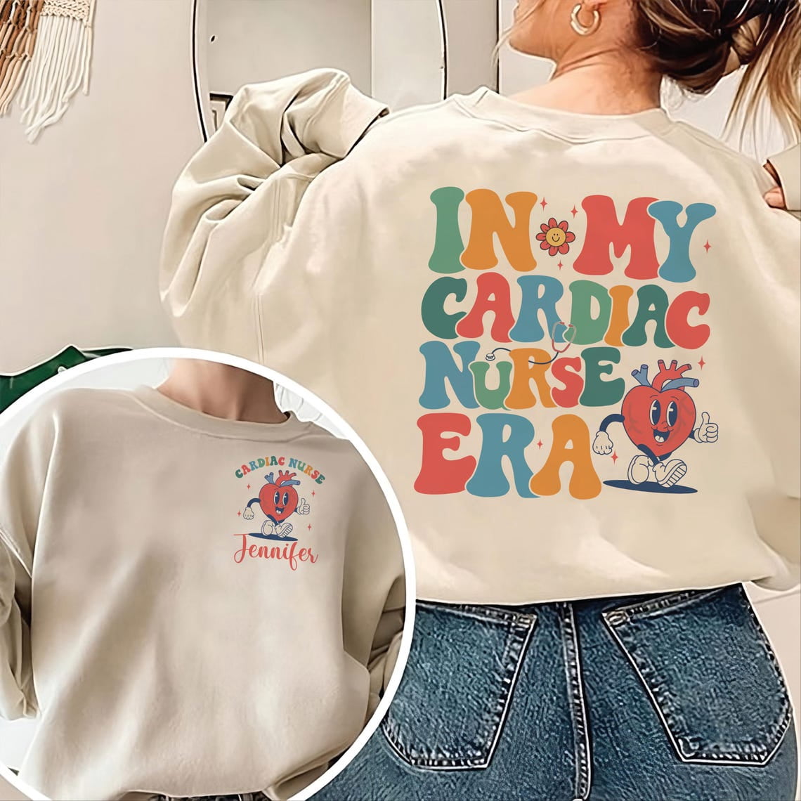 Cardiology Nurse Era Night Shift Sweatshirt - Walmart.com