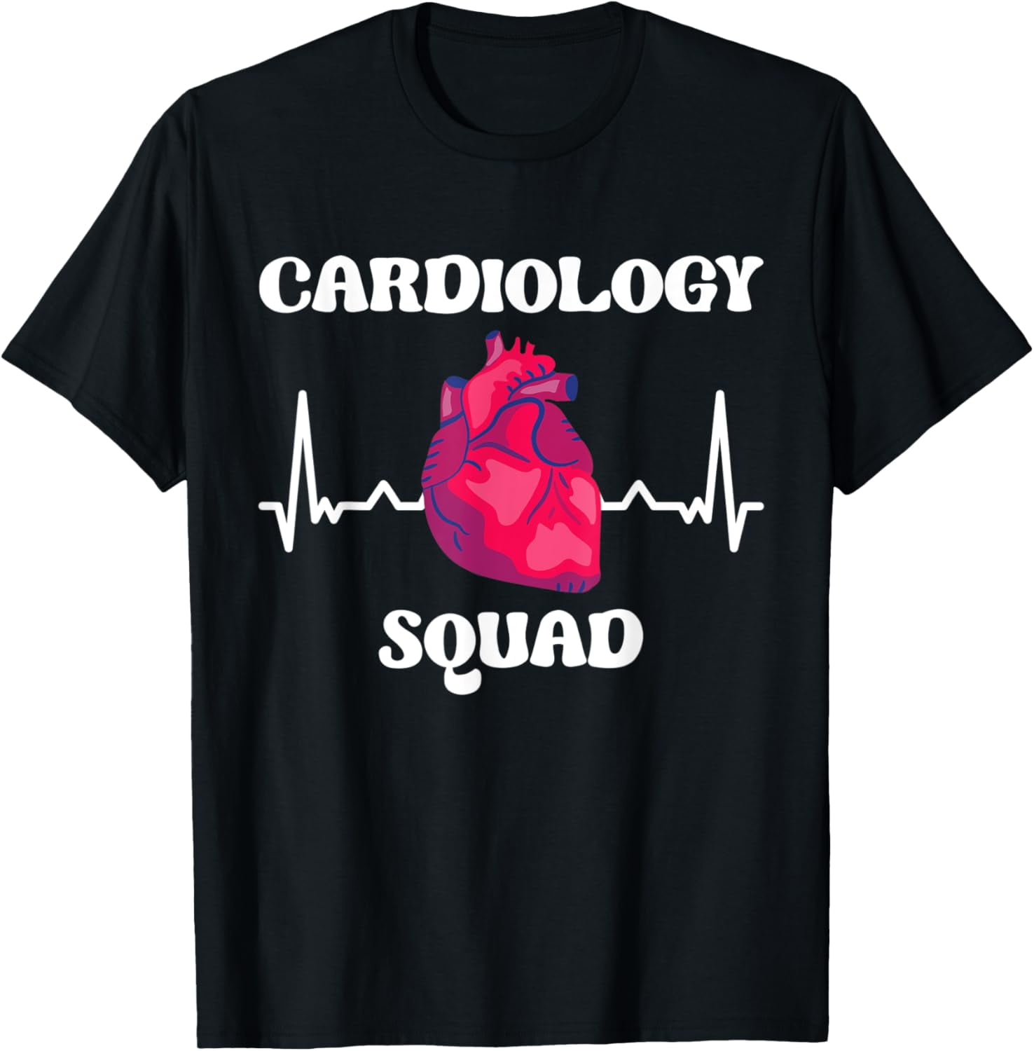 Cardiology Squad Cardiac Nurse Cardiologist T-ShirtMen and women, Black ...