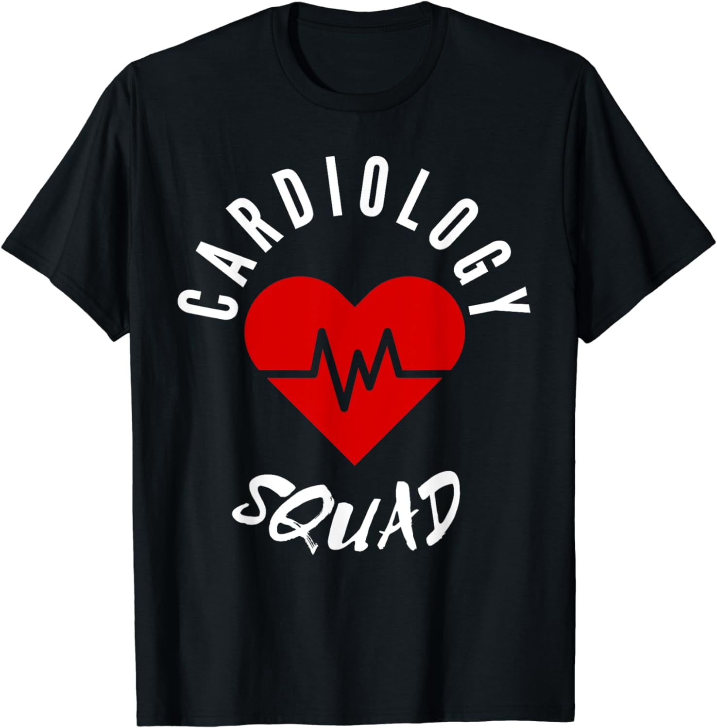 Cardiology Squad Cardiologist Heart Cute Nurse Doctor Funny T-Shirt ...