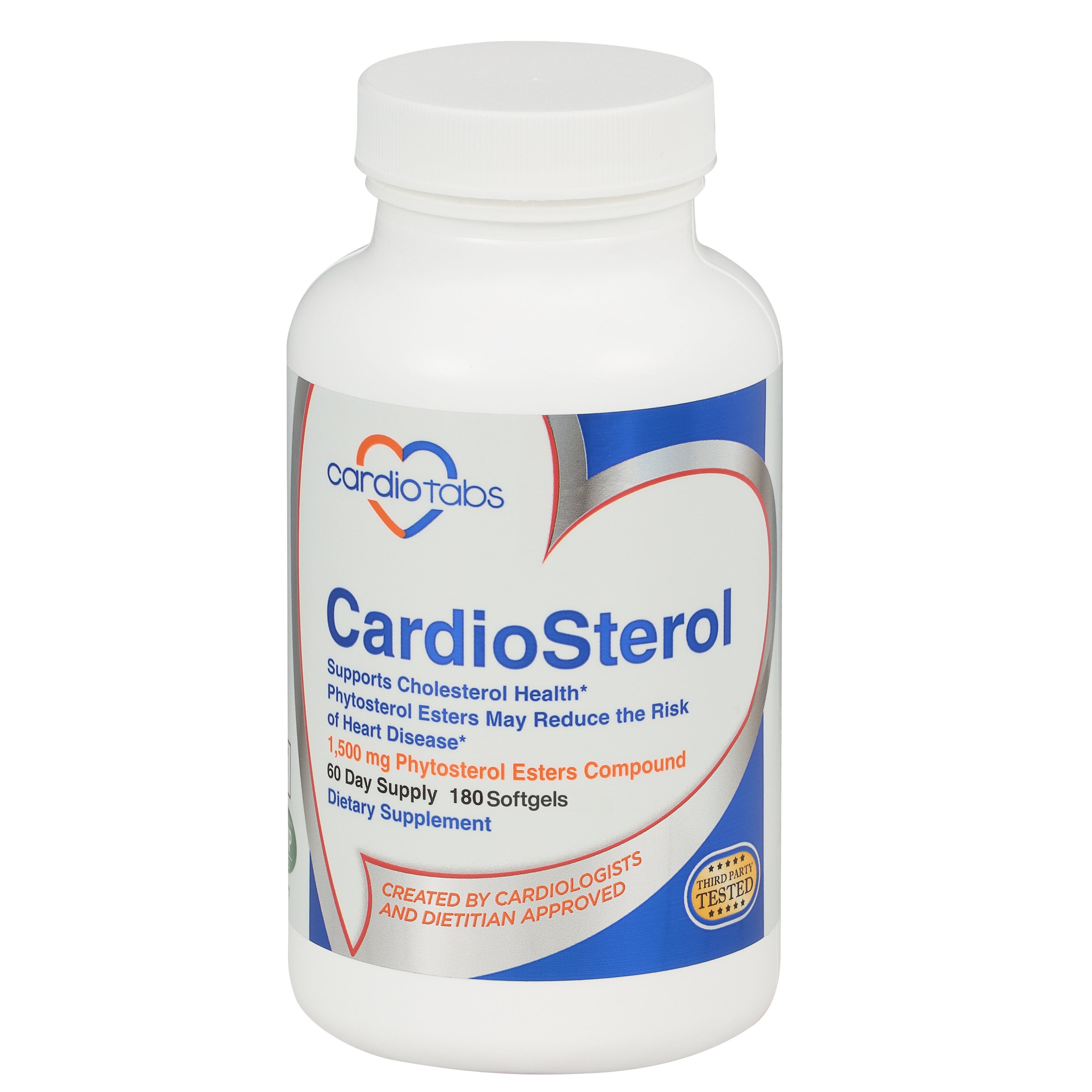 Cardiotabs CardioSterol with 1.5 grams Phytosterol Esters (180 softgels ...