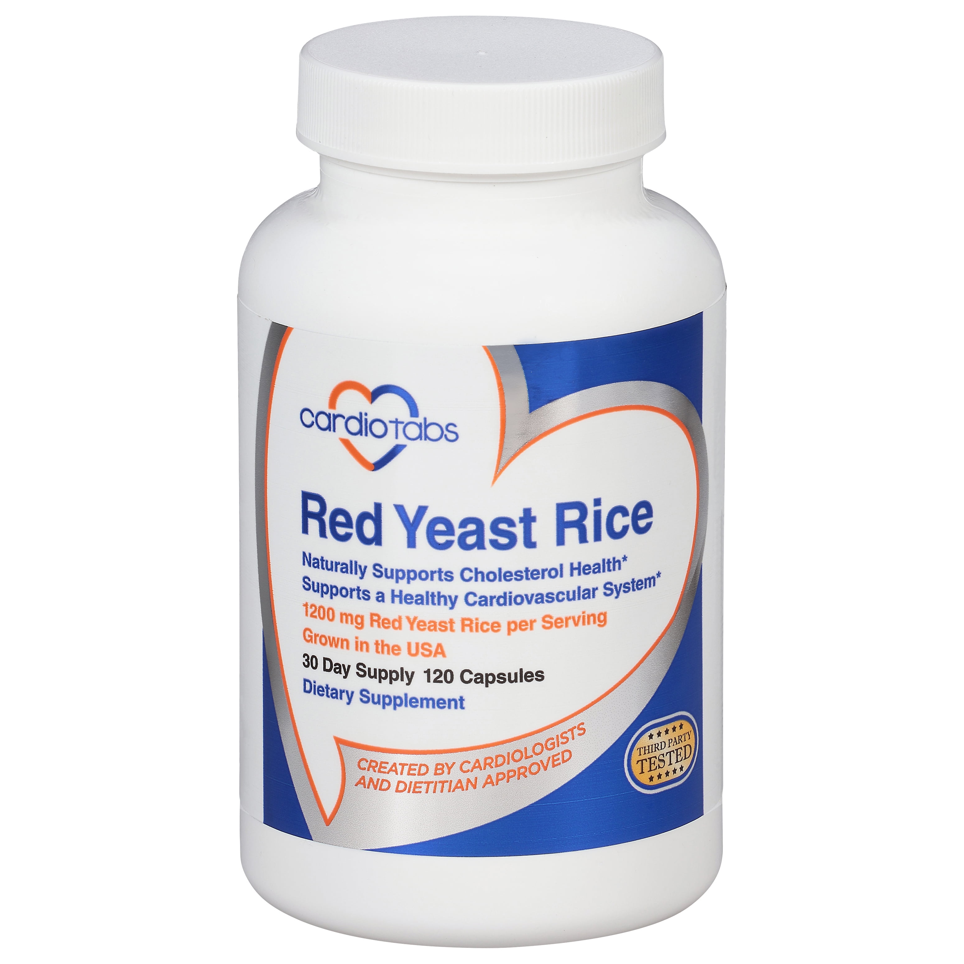 Cardiotabs® Red Yeast Rice Dietary Supplement Capsules 120 ct Bottle ...