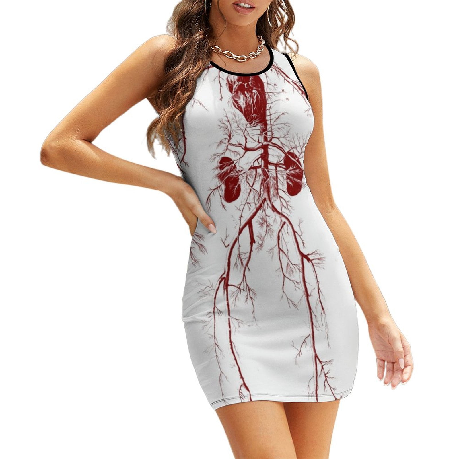 Cardiovascular system Sleeveless Dress prom dress 2024 elegant chic ...