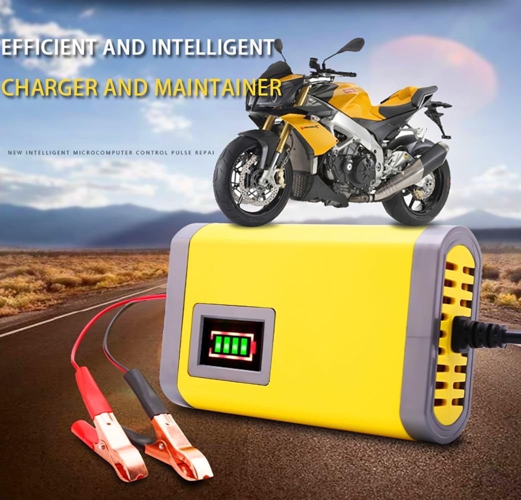 Cardivek Smart 12V Car Battery Charger & Trickle Maintainer - Advanced ...