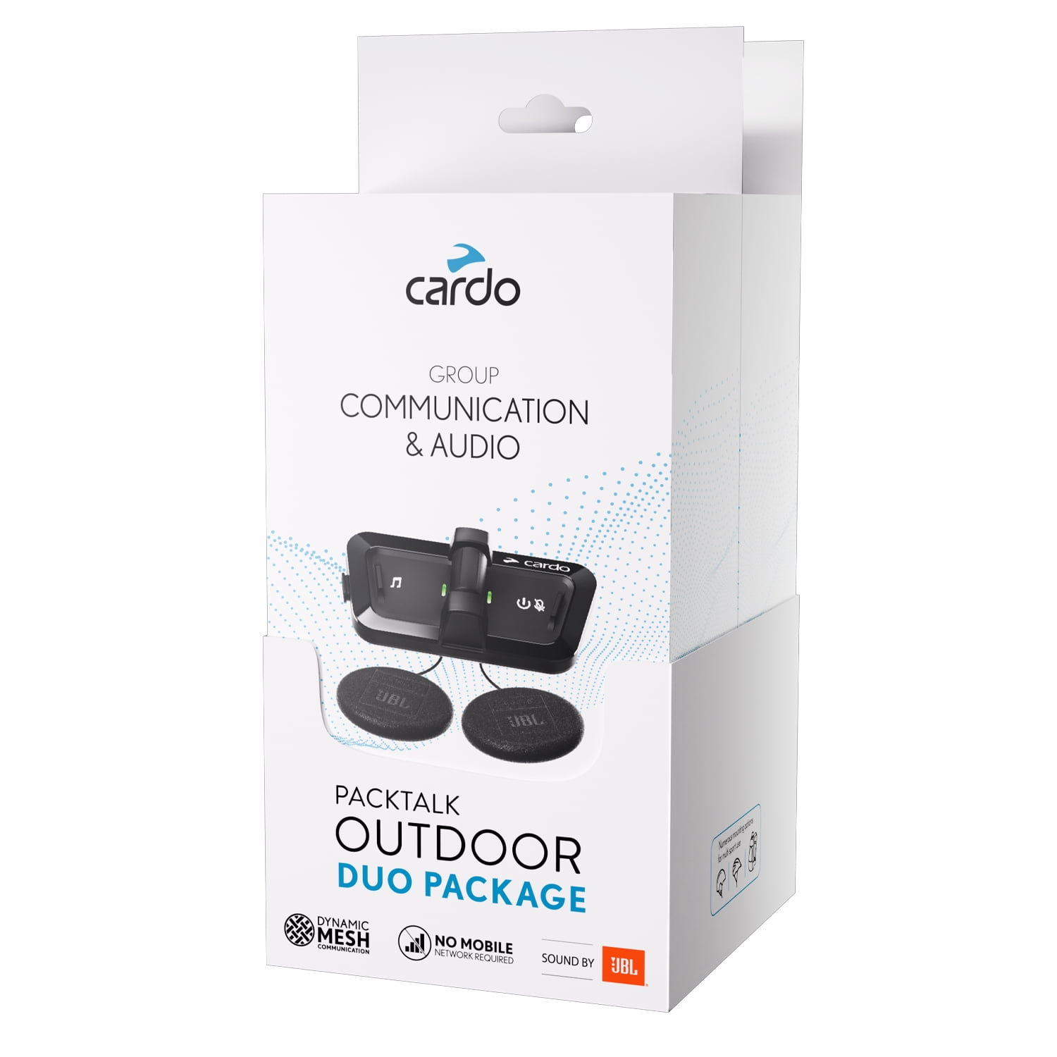 Cardo Packtalk Outdoor Duo Helmet Communication System - Black ...