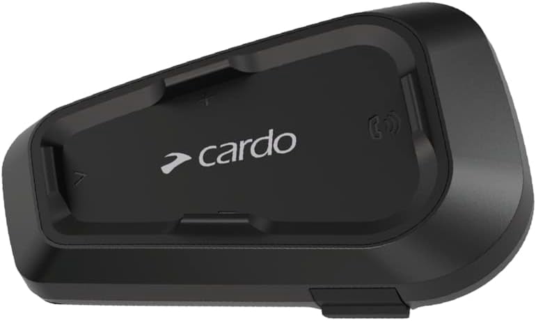 Cardo Spirit HD Motorcycle Bluetooth Communication Headset, Connect Up ...