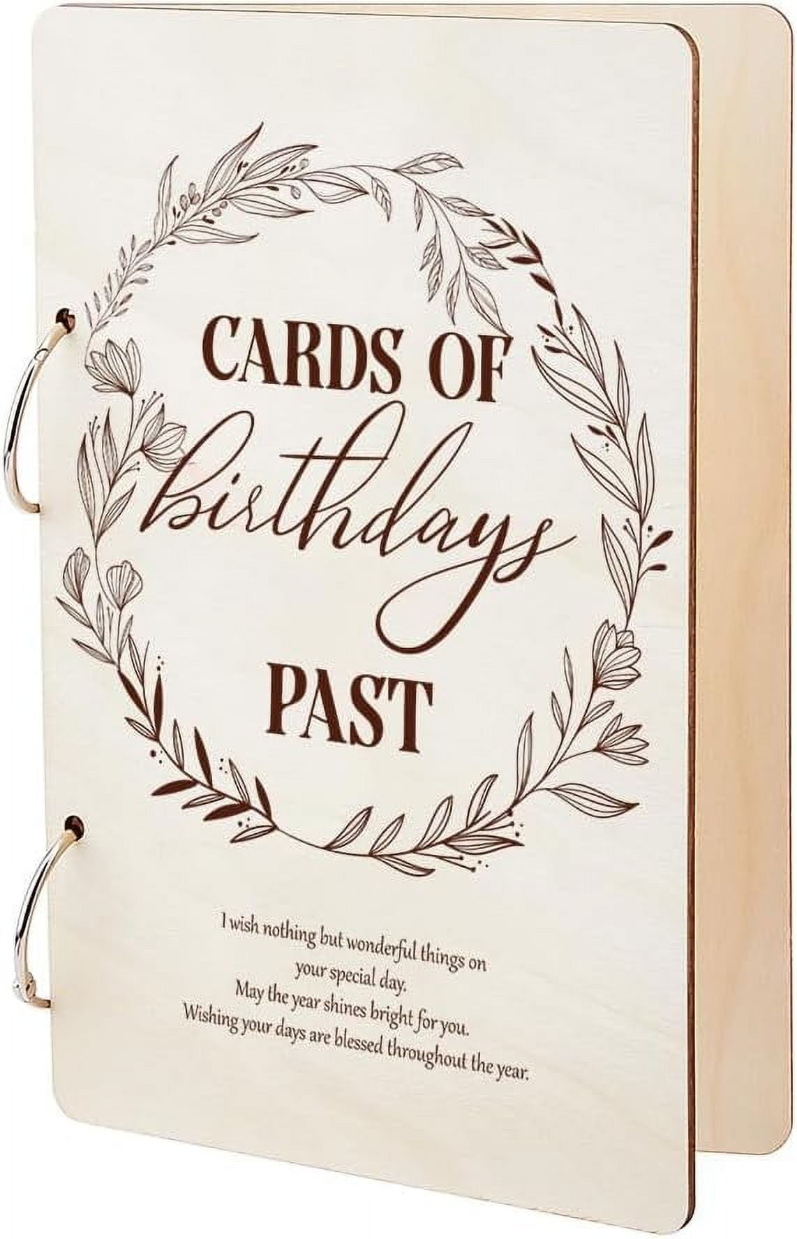 Cards of Birthdays Past Greeting Card Organizer Planning Book Binder ...