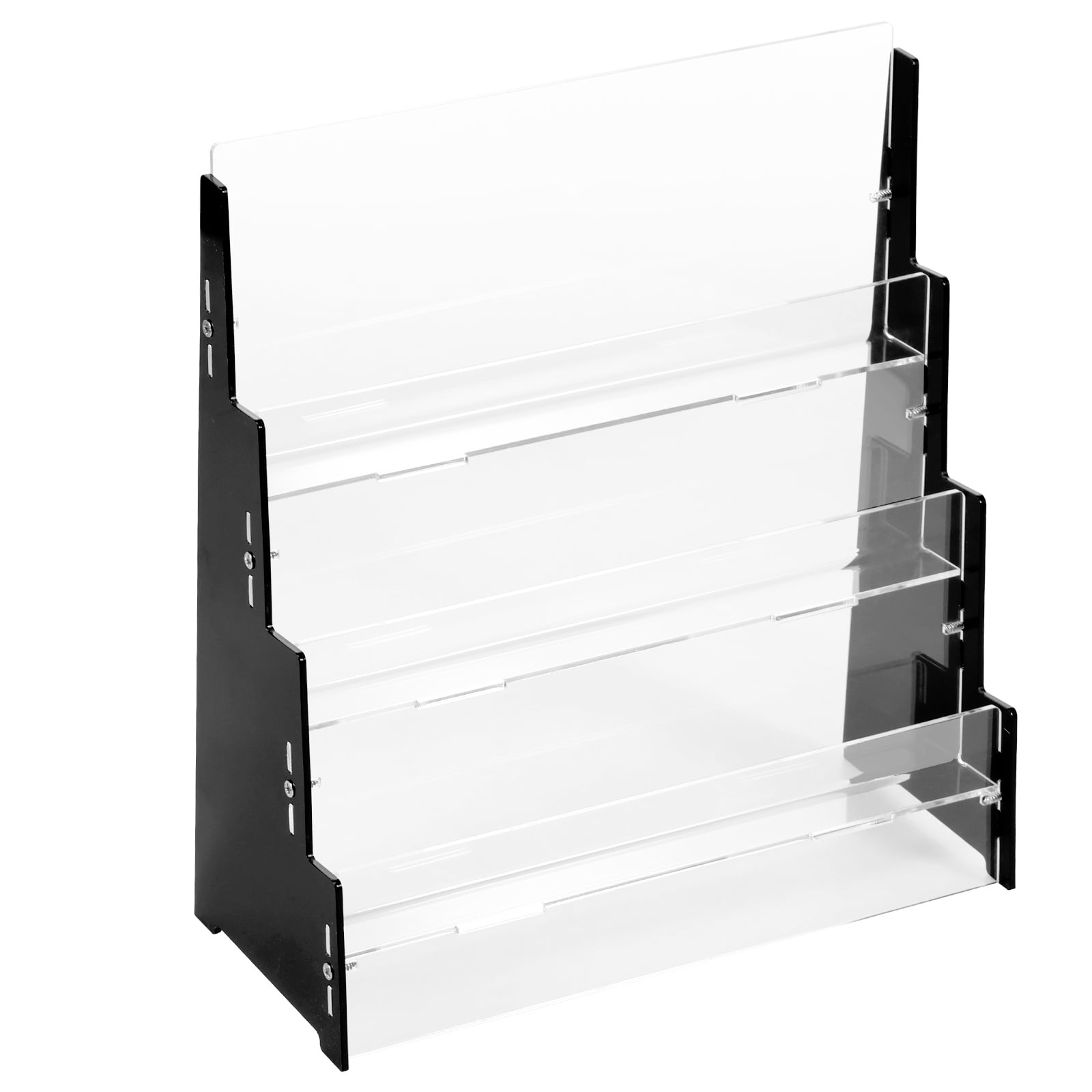 Cards Display Shelf 3 Tiers Acrylic Trading Card Display Clear Acrylic ...