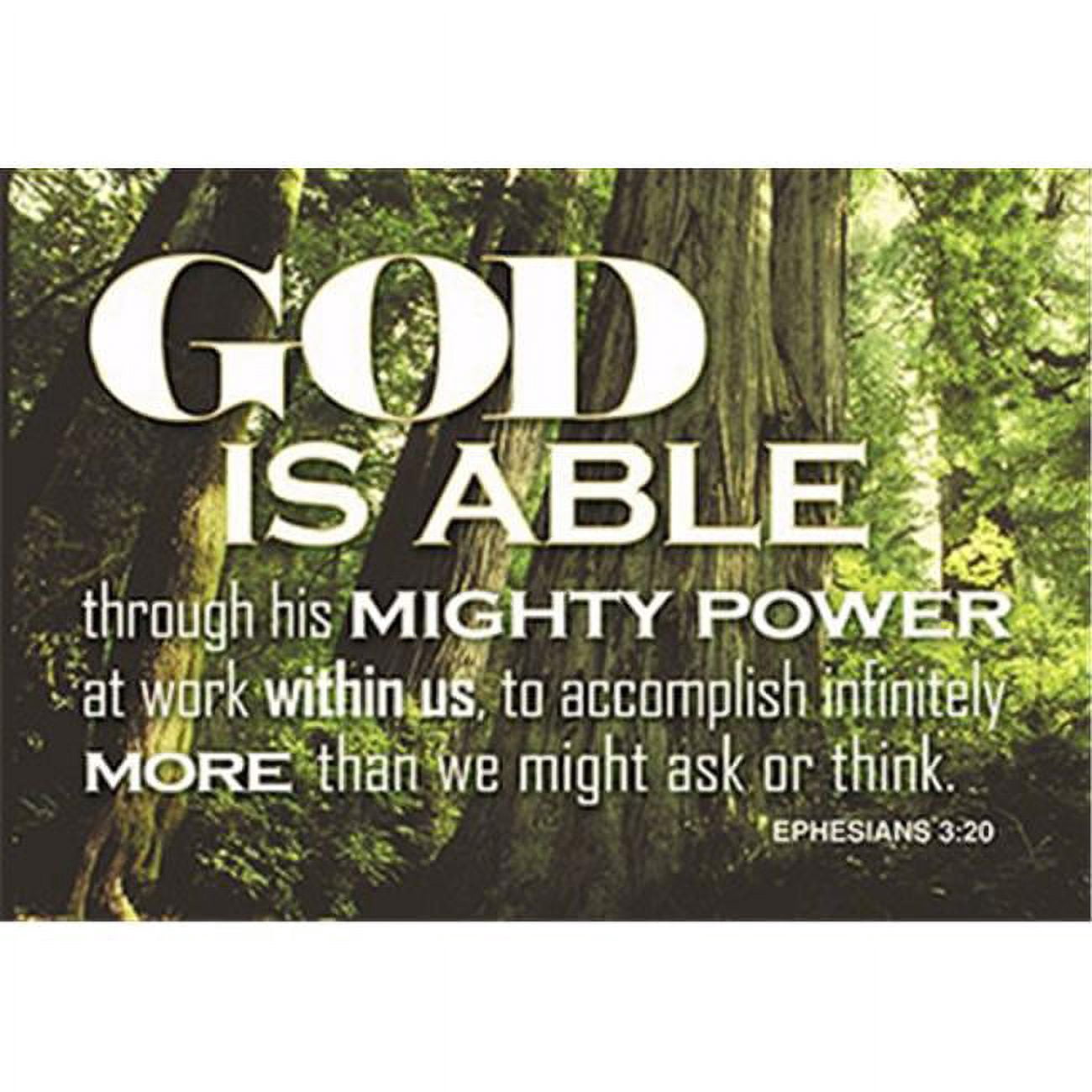 Cards-Pass It On-God Is Able (3 x2 ) (Pack of 25) - Walmart.com