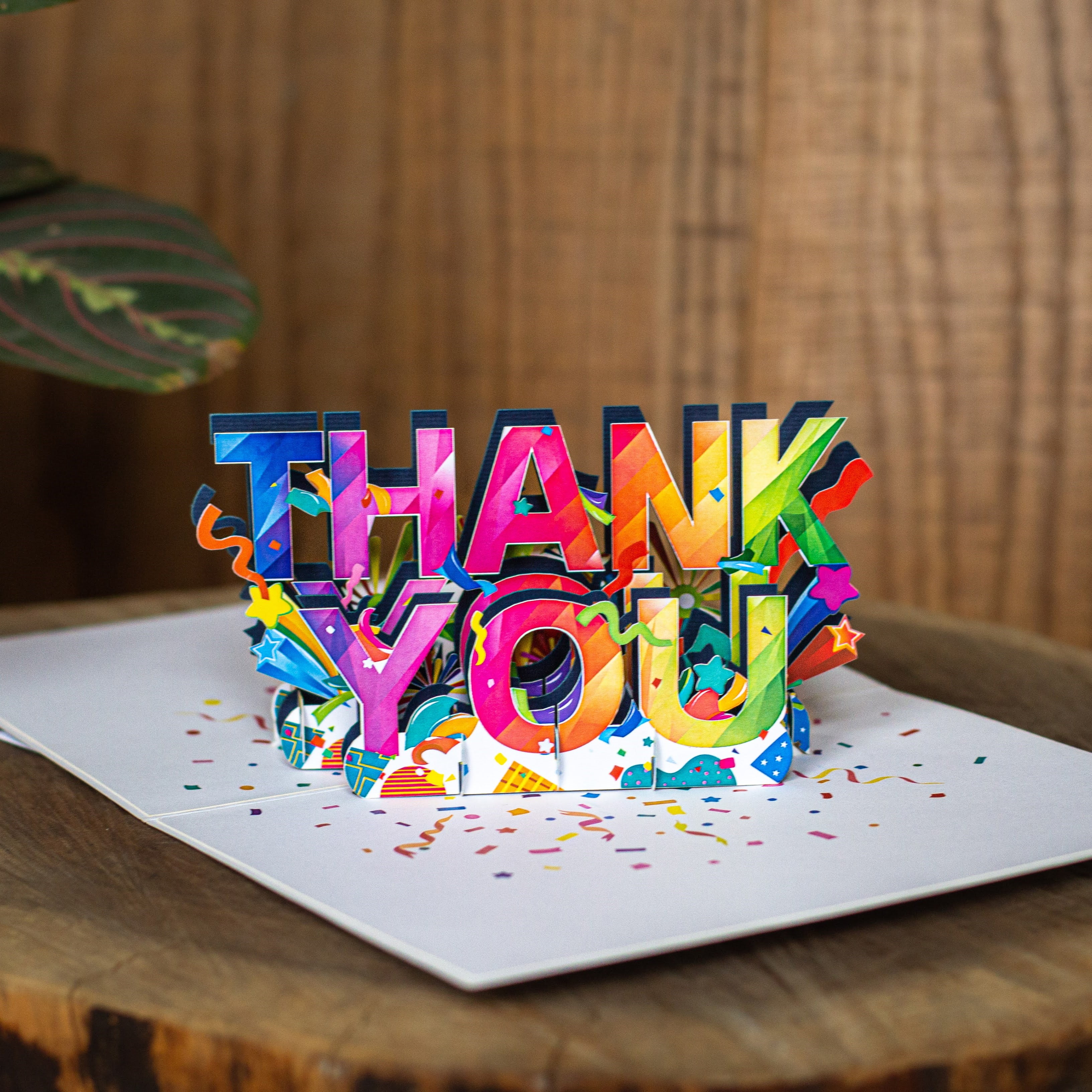 Cardstalked Handmade 3D Pop Up Thank You Card - Unique Appreciation and ...