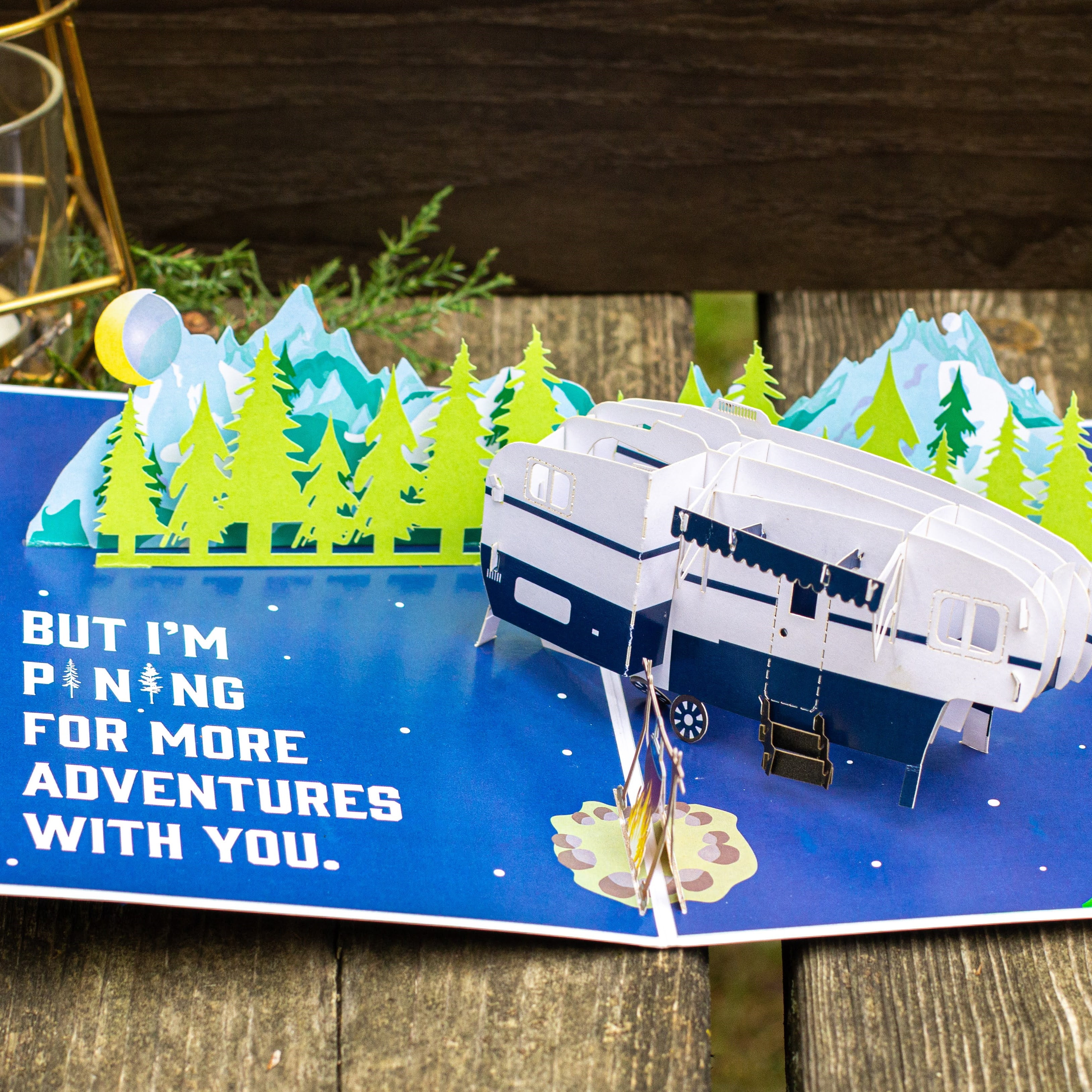 Cardstalked Sappy RV Pop-Up Anniversary Card - Unique Handmade Greeting ...