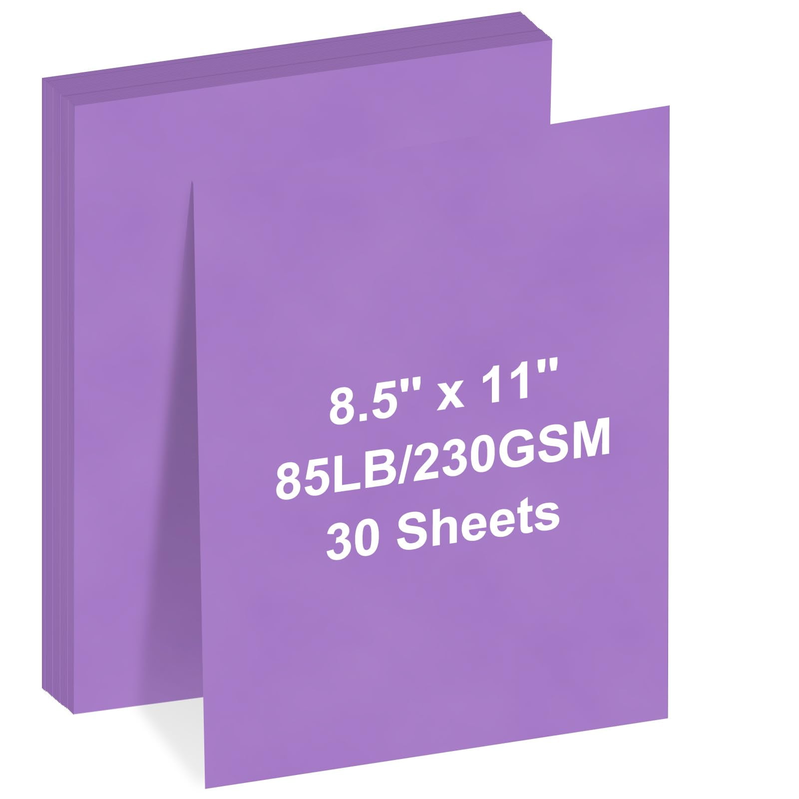 Cardstock 8.5" x 11 BCF26 "，30 Sheets Cardstock Paper 85 lb/230 gsm ...