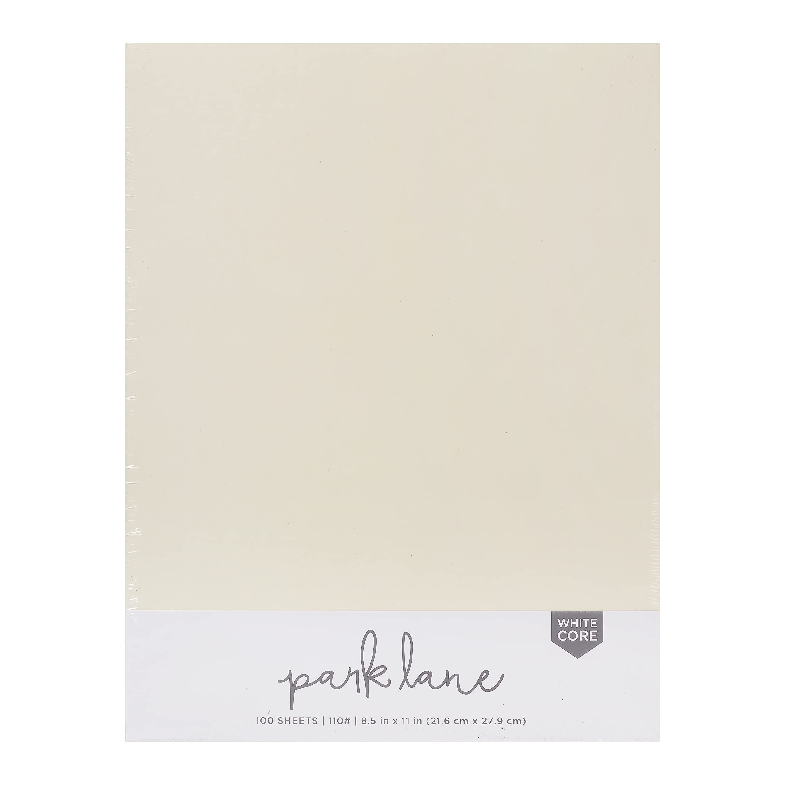 Cardstock 8.5 x 11 Paper Pack - 110 lb Yellow Ivory Cardstock Scrapbook ...