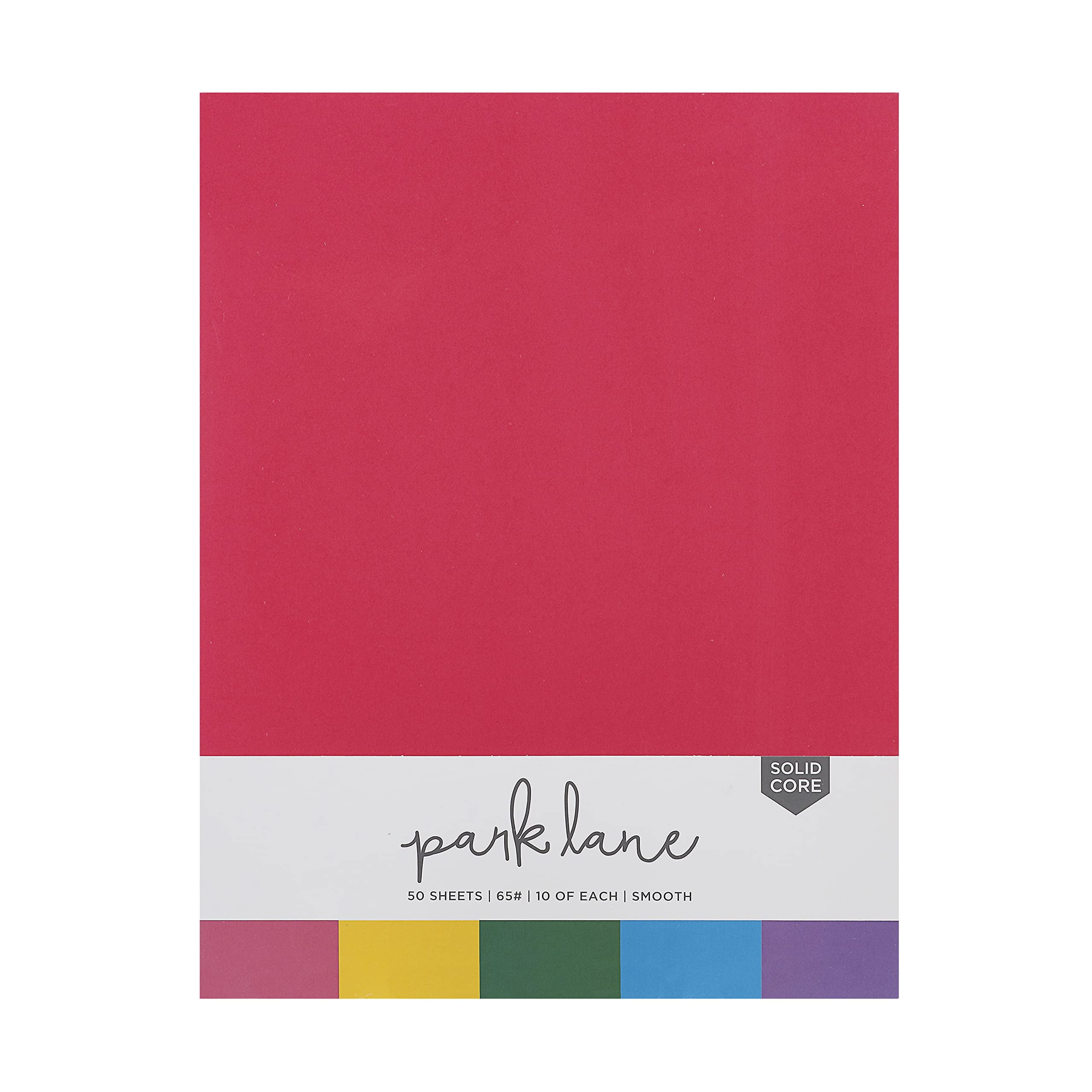 Cardstock 8.5 x 11 Paper Pack - Assorted Colored Scrapbook Paper 65lb ...
