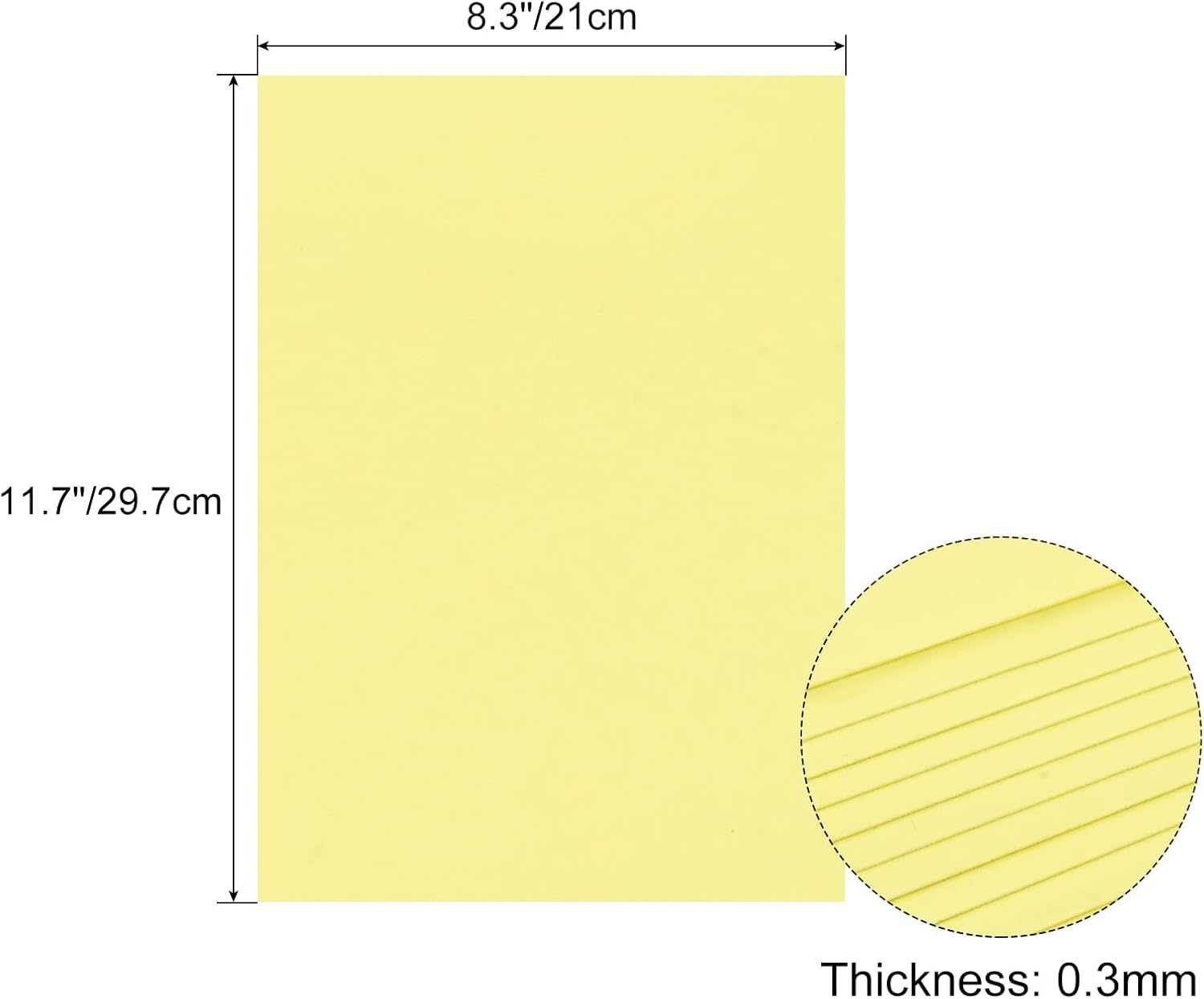 Cardstock Scrapbook Paper 8.3" X 11.7", 92 Lb/250Gsm, Solid Color ...