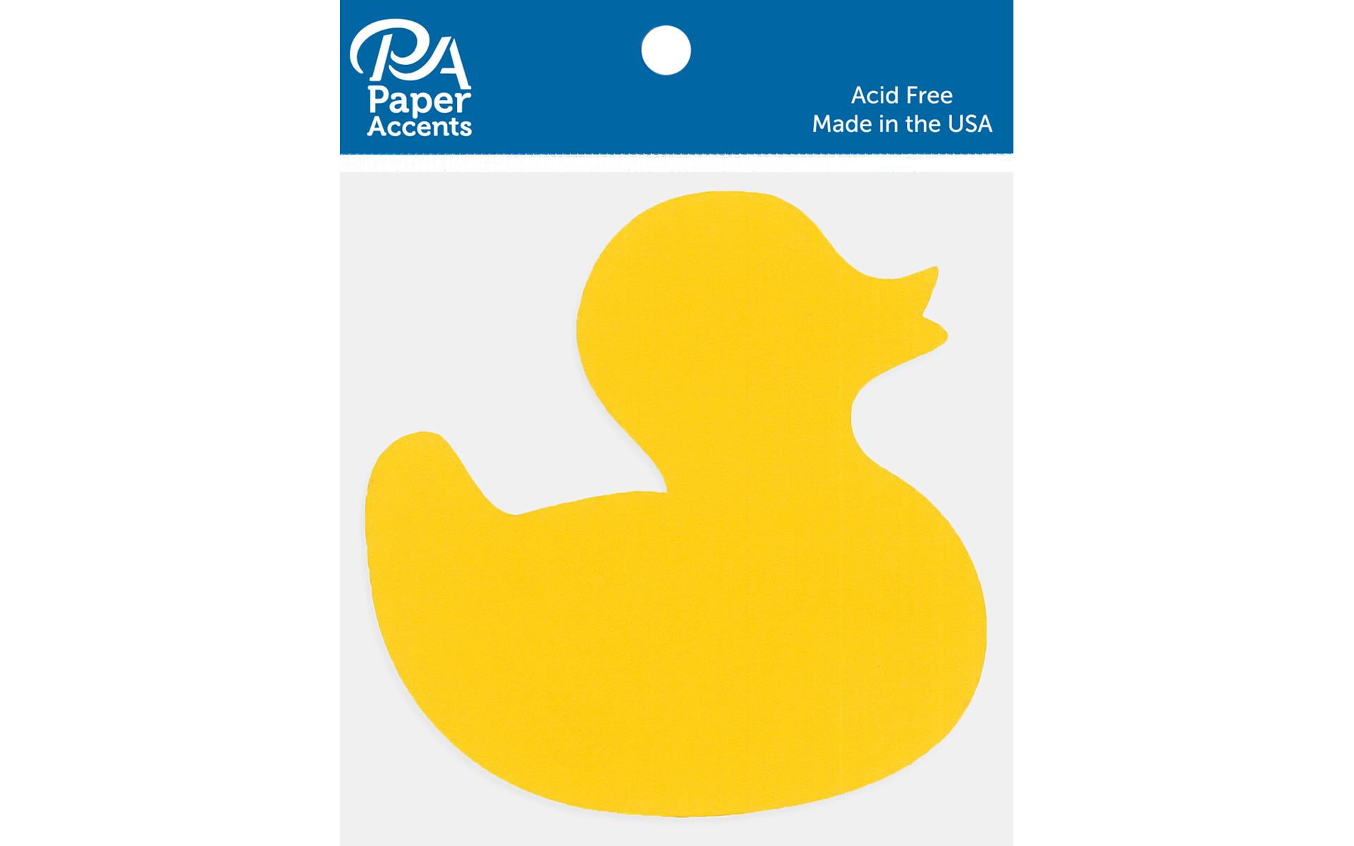 Cardstock Shape 15pc Duck Yellow - Walmart.com