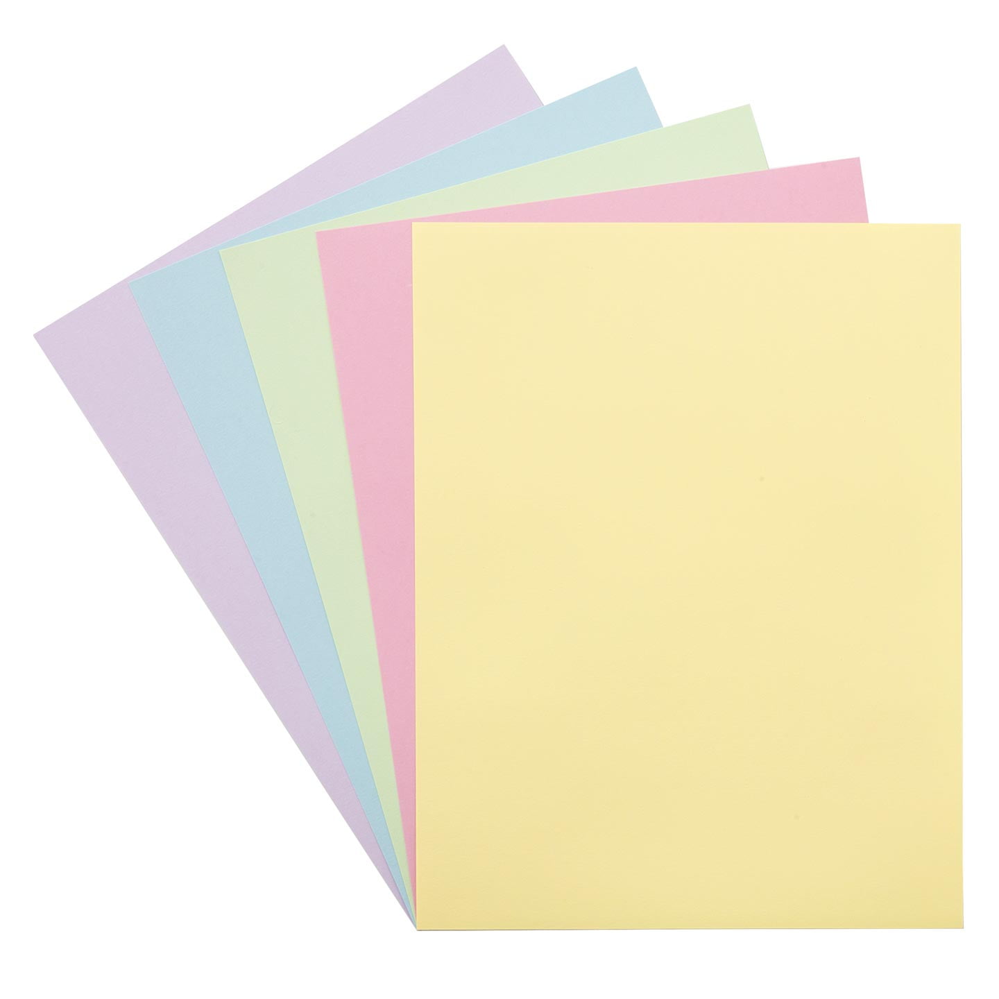 Cardstock Valuepack Thesofterside 65Lb Smooth 5 Color 8.5X11 50Pack ...