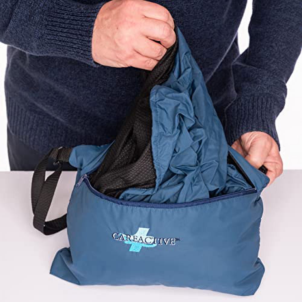 Care Active Premium Packable Wheelchair Poncho, Waterproof Full Cover ...