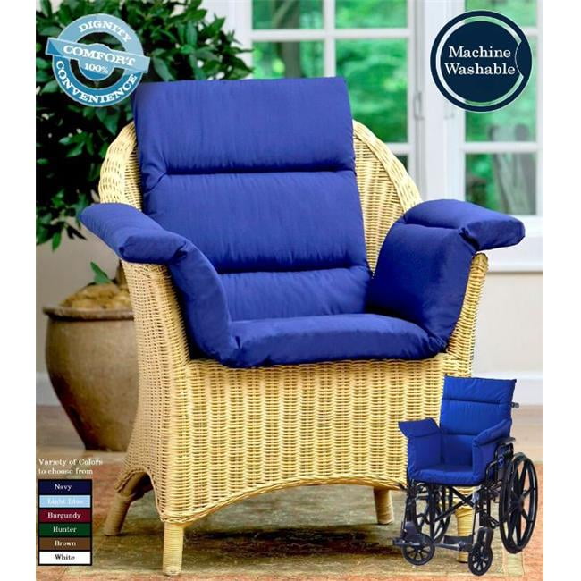 Care Apparel Total Chair & Wheel Chair Cushion, Navy - Walmart.com