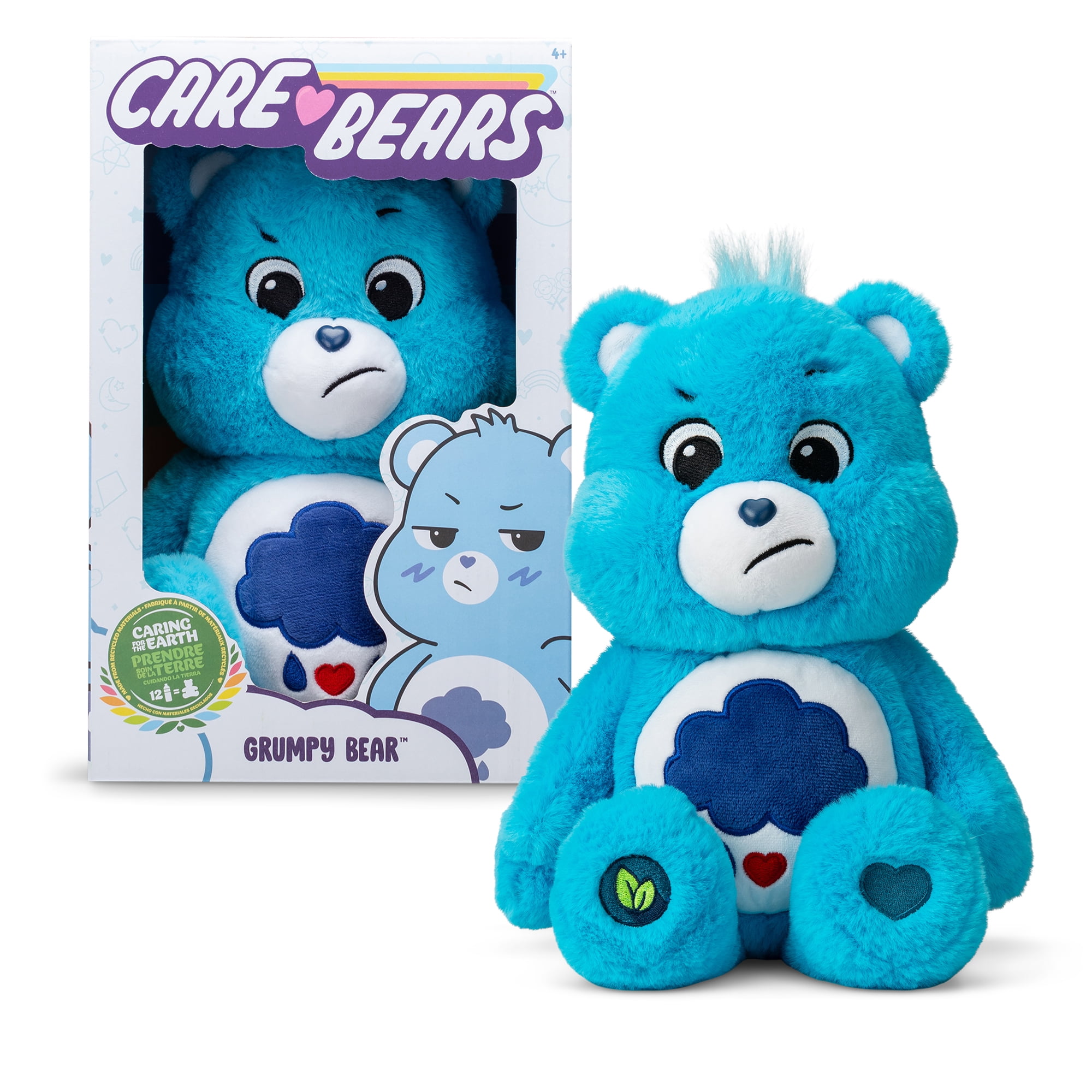 Care Bears 14" Grumpy Bear Plushie - Medium Size - Soft and Huggable ...