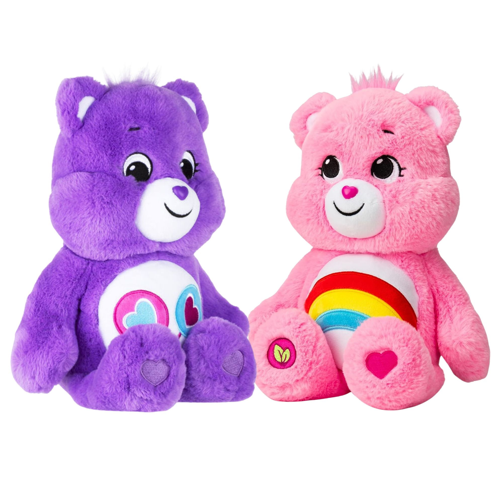 Care Bears 2pc 14 Inch Large Plush Cheer and Share Bear Super Soft ...