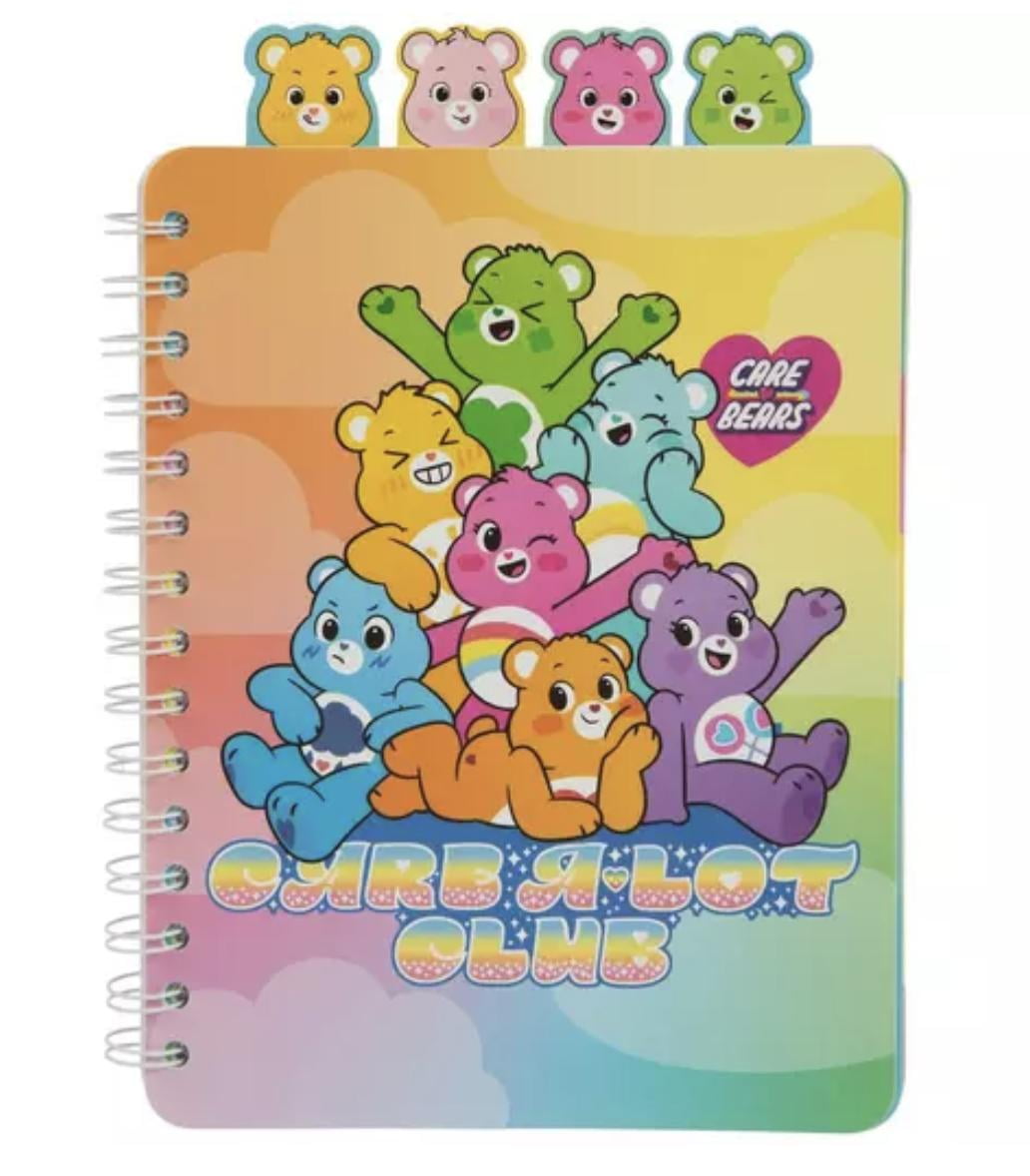 Care Bears 4-Tab Spiral Journal 40 Sheets Ruled Paper 9" x 6" - Walmart.com
