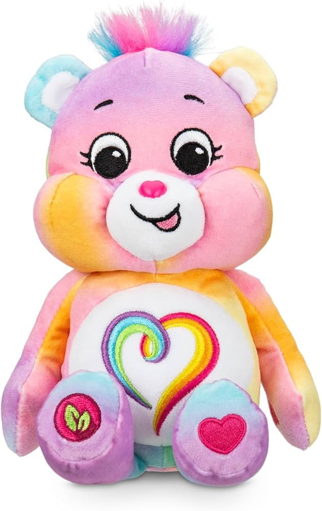 Care Bears 9" Bean Plush (Rainbow Heart Glitter Belly) - Togetherness ...