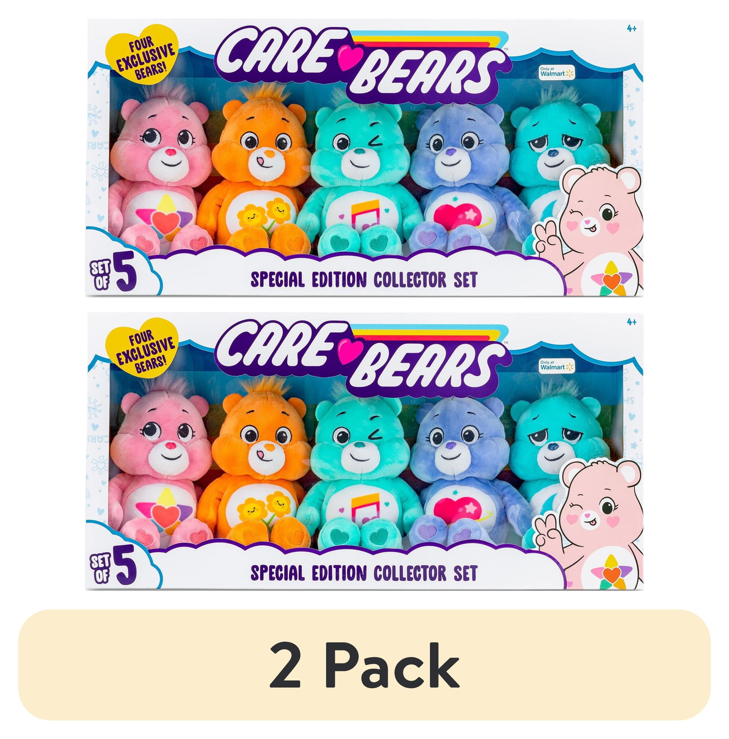(2 pack) Care Bears 9" Plush Treasure Box 5 Pack Value Set - Walmart.com