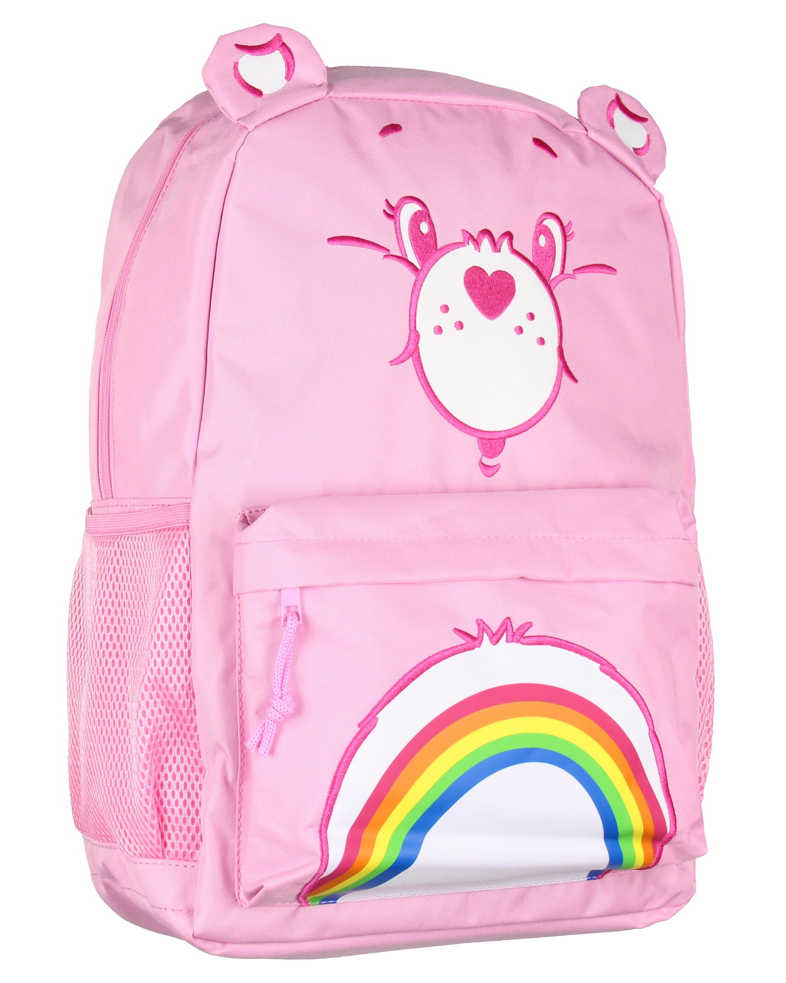 Care Bears Backpack Cheer Bear Embroidered Face Rainbow Belly Badge ...