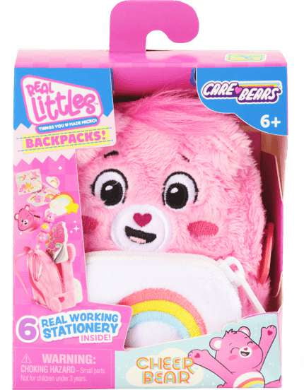 Care Bears Backpacks! Cheer Bear Pack [1 Mini Backpack & 6 Stationary ...