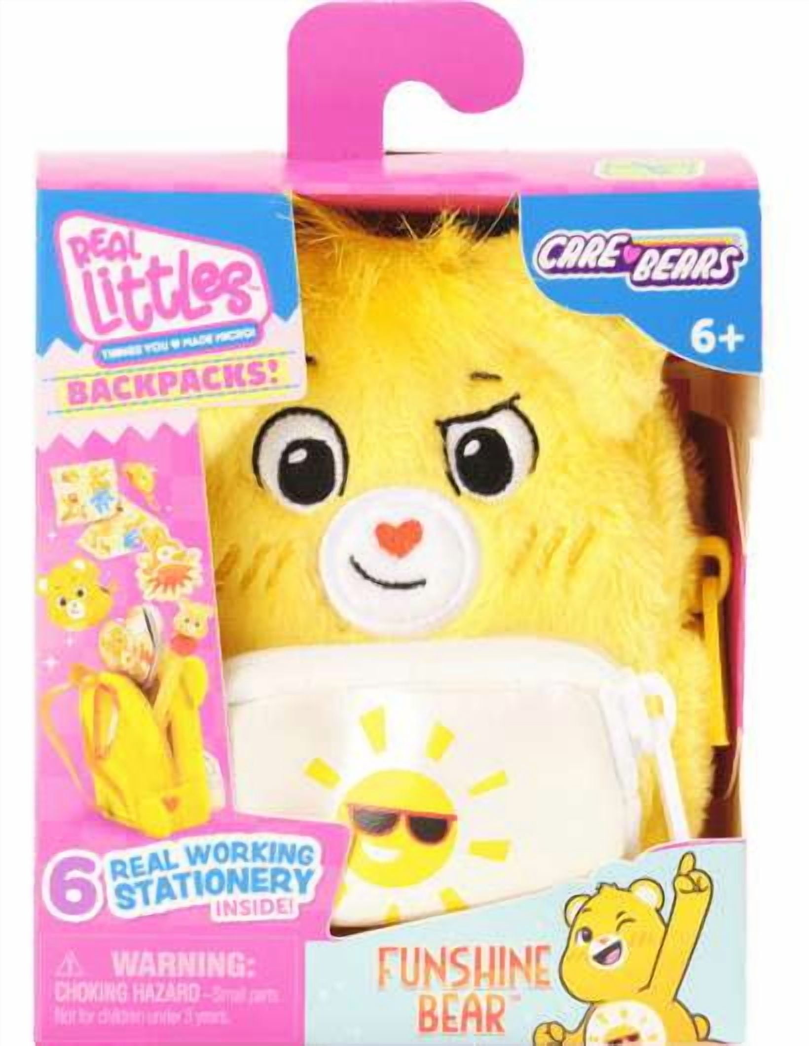 Care Bears Backpacks! Funshine Bear Pack [1 Mini Backpack & 6 ...